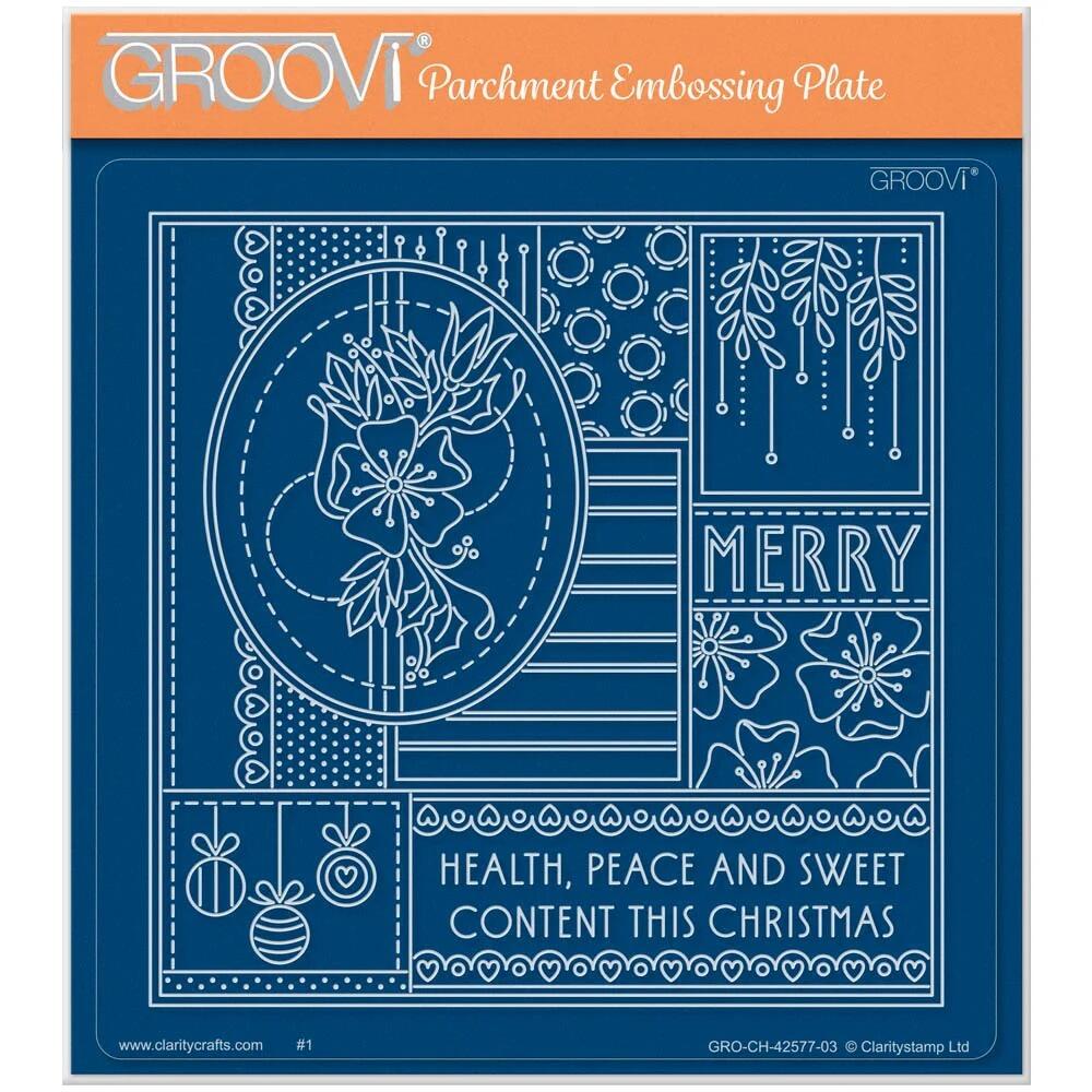 Clarity Stamps - King Charles Lace Duet A5 Square Groovi Piercing Grid ...