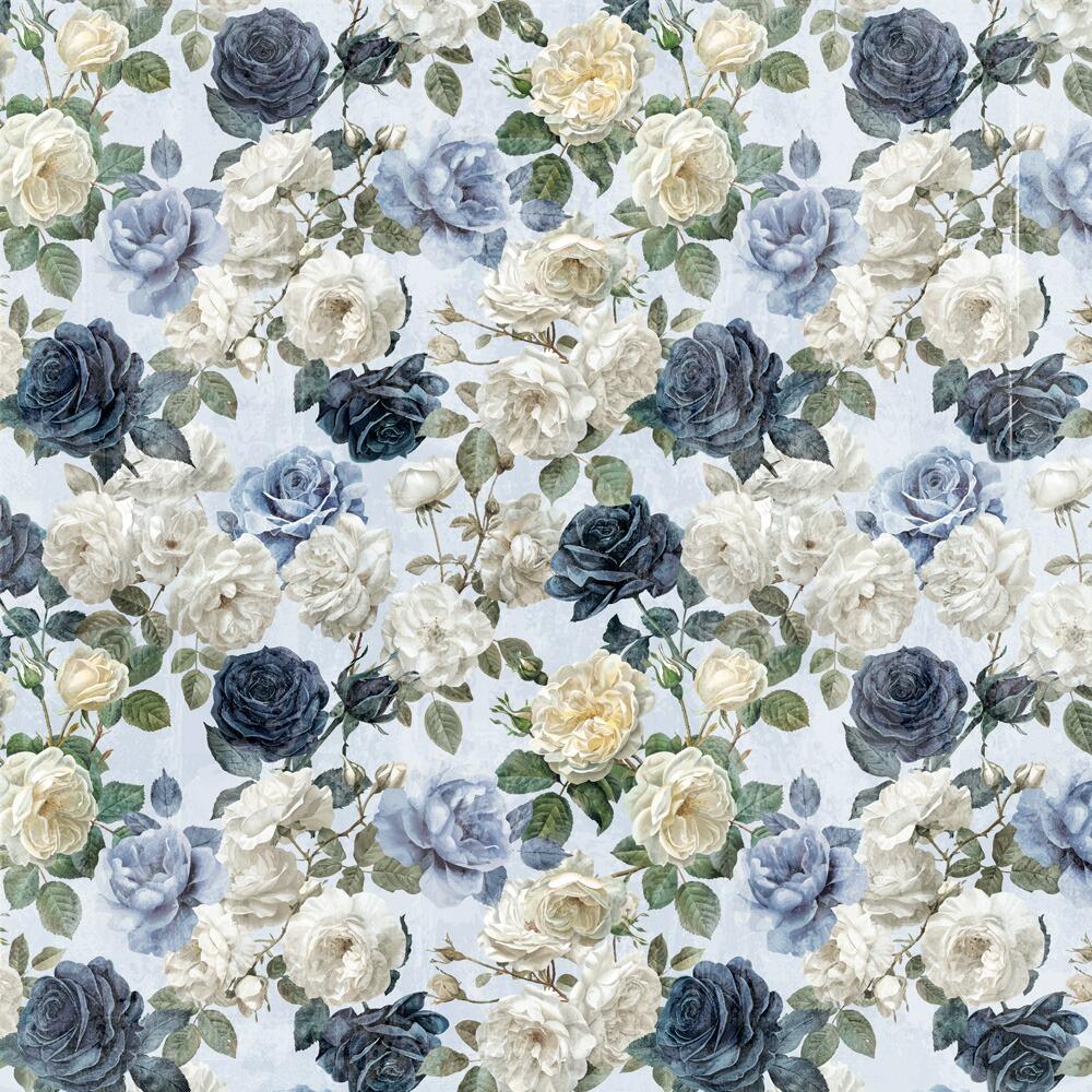 Nature's Garden - Midnight Floral Collection - 12" x 12" Paper Pad