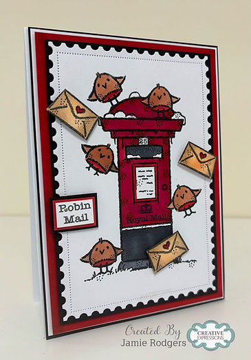 Woodware - A6 Clear Stamp Set by Françoise Read - Robin Post