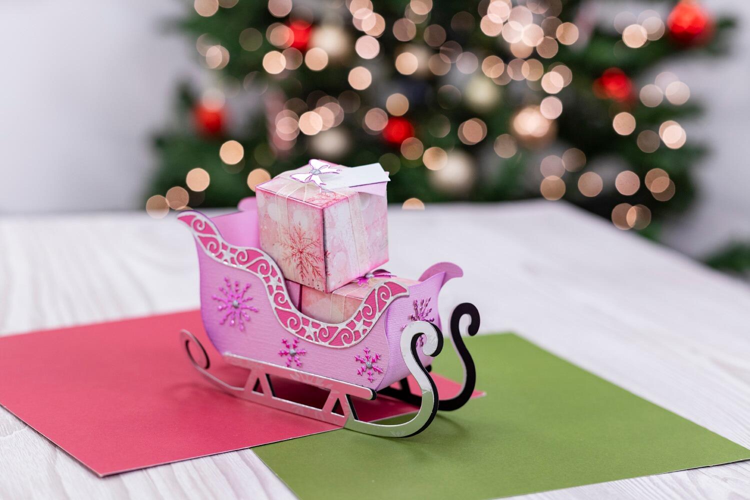 Crafter’s Companion - 3D Construction Collection Metal Die - Santa Sleigh