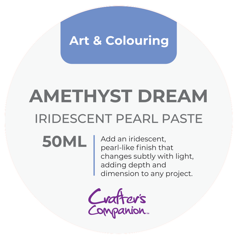 Crafter's Companion - Iridescent Pearl Paste - Amethyst Dream