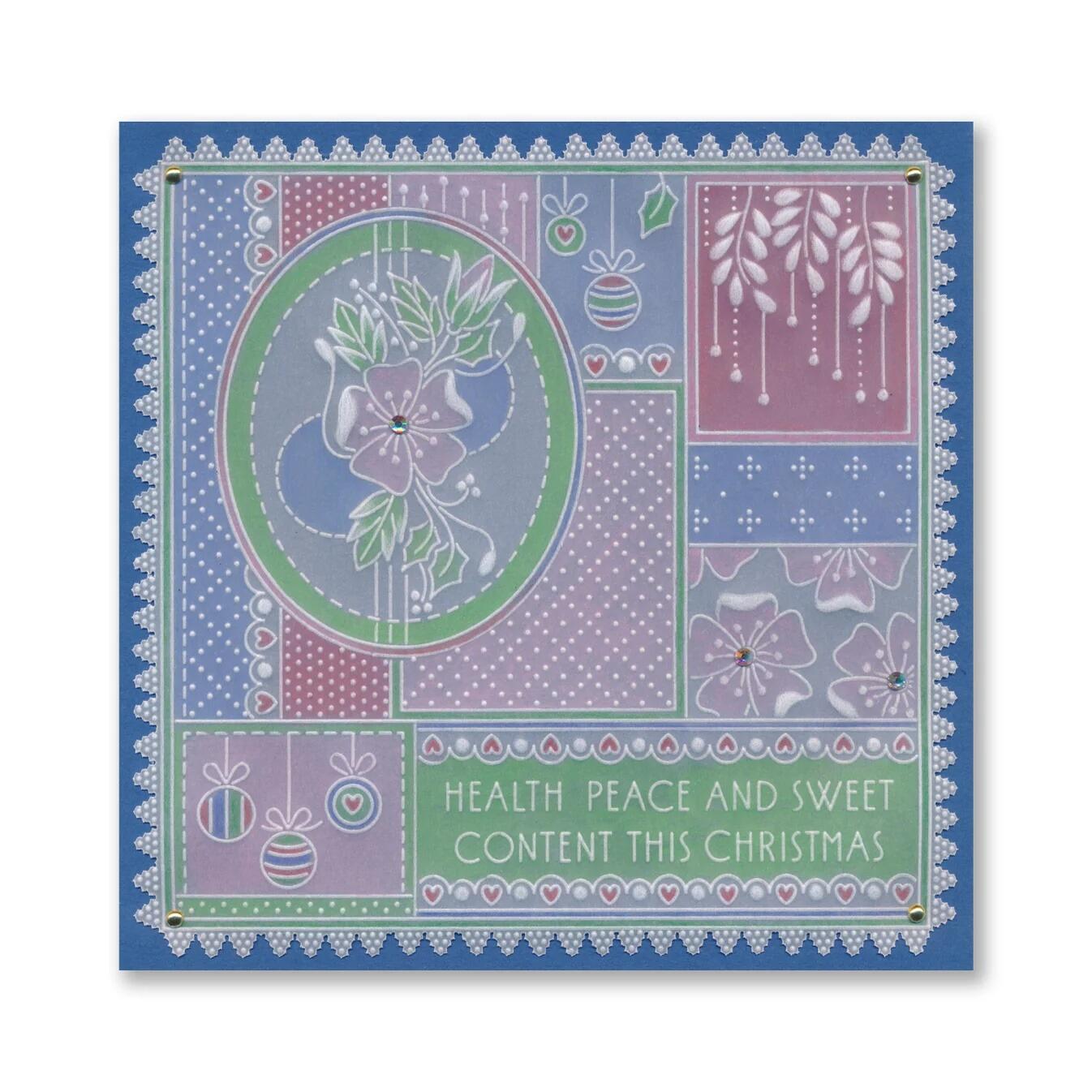 Clarity Stamps - King Charles Lace Duet A5 Square Groovi Piercing Grid ...