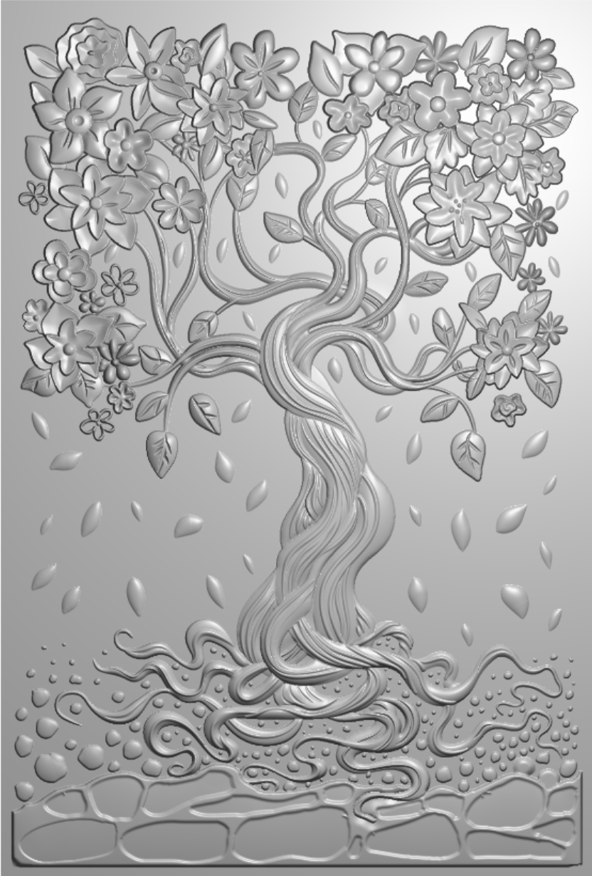 Sheena Douglass - 4" X 6" 3D Embossing Folder & Metal Die - Tree of ...