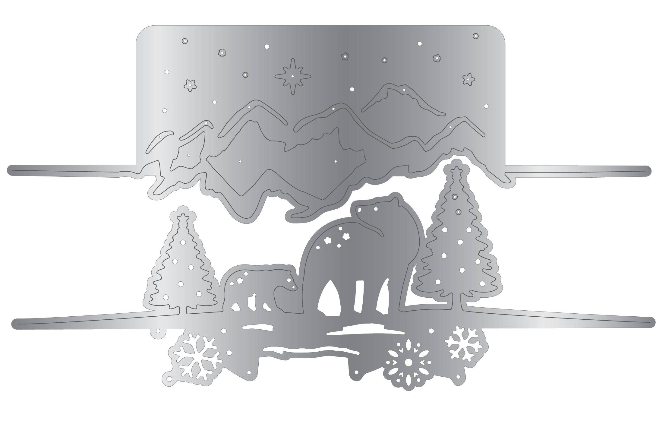 Crafter's Companion - Christmas Top & Bottom Edge Collection Metal Die ...