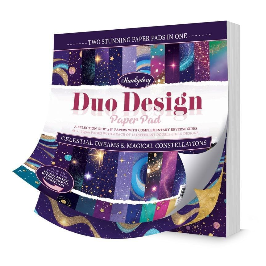 Hunkydory Duo Design Paper Pads - Celestial Dreams & Magical Constellations