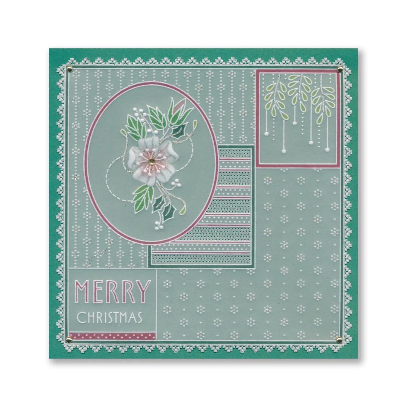 Clarity Stamps - King Charles Lace Duet A5 Square Groovi Piercing Grid ...