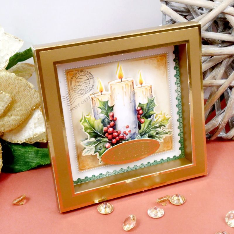 Hunkydory Square Pocket Pad - Christmas Post