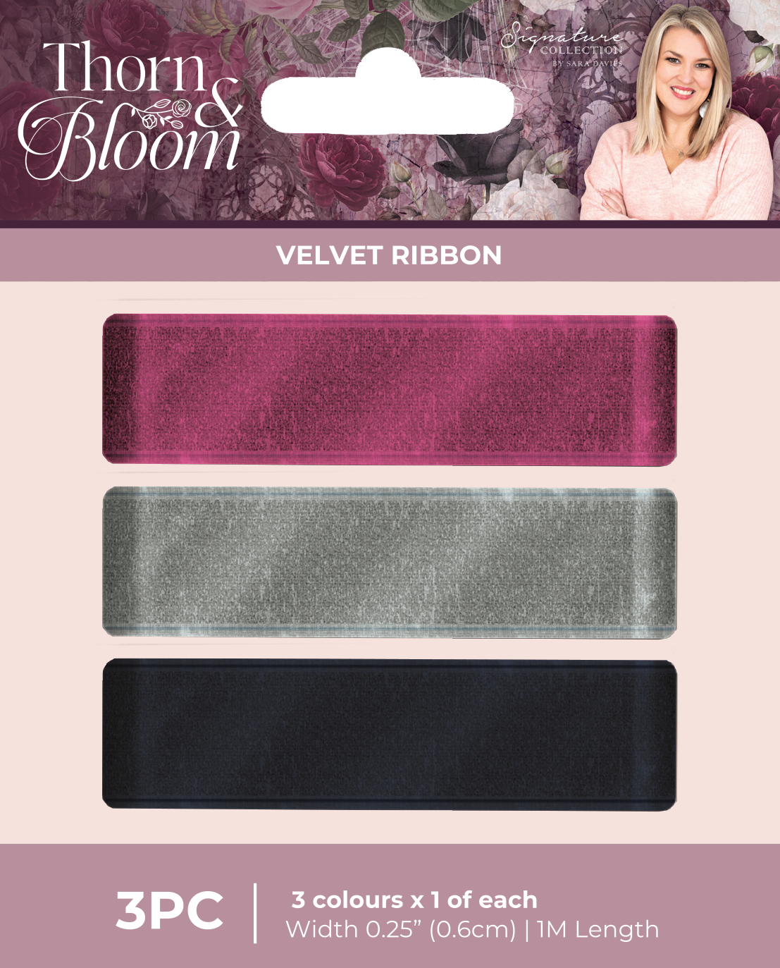 Sara Signature - Thorn & Bloom Collection - Velvet Ribbon