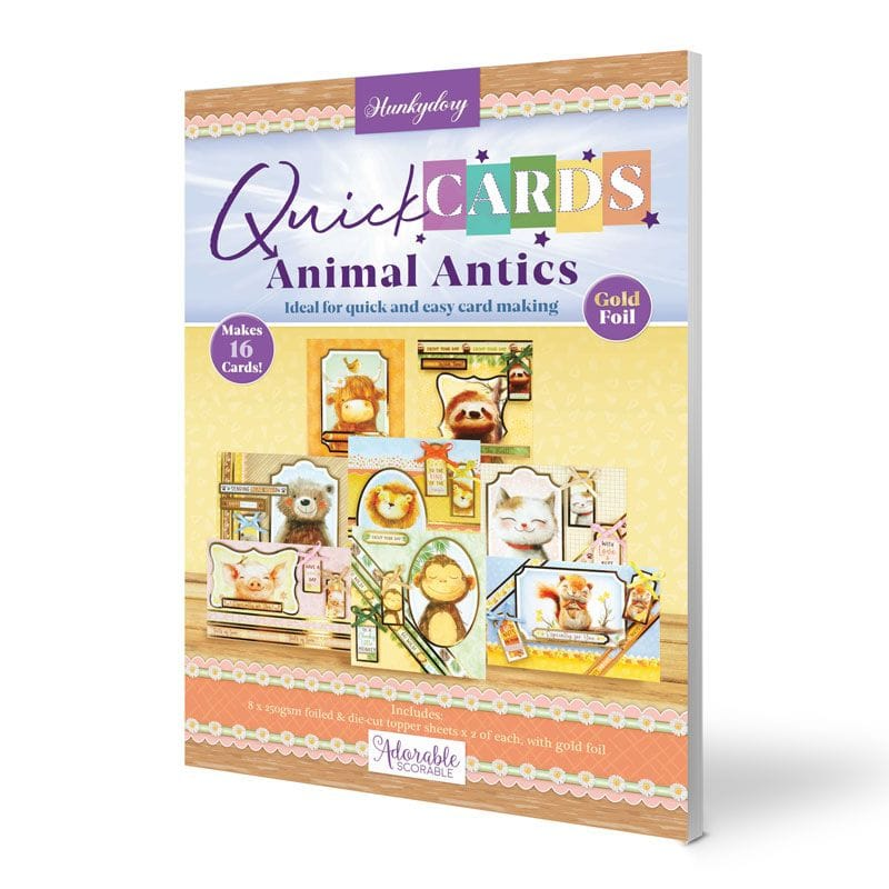 Hunkydory - Quick Cards - Animal Antics