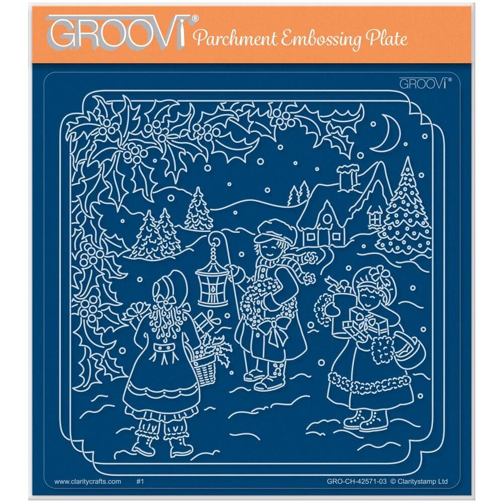 Clarity Stamps - King Charles Lace Duet A5 Square Groovi Piercing Grid ...