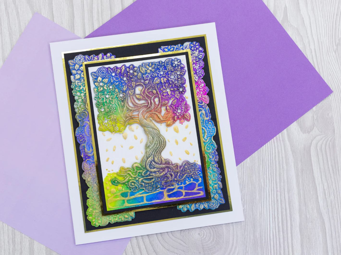 Sheena Douglass - 4" X 6" 3D Embossing Folder & Metal Die - Tree of ...
