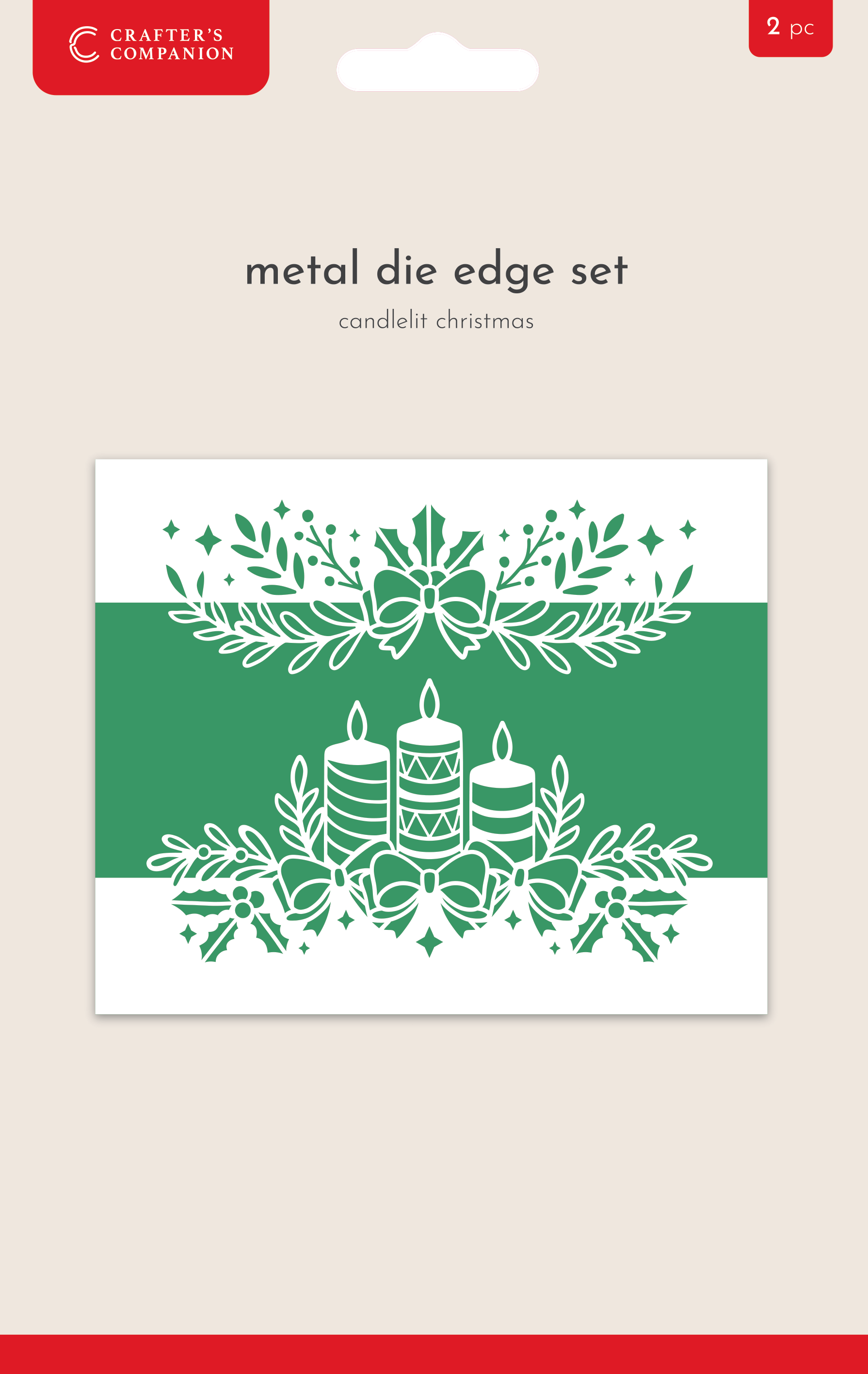 Crafter's Companion - Christmas Top & Bottom Edge Collection Metal Die ...