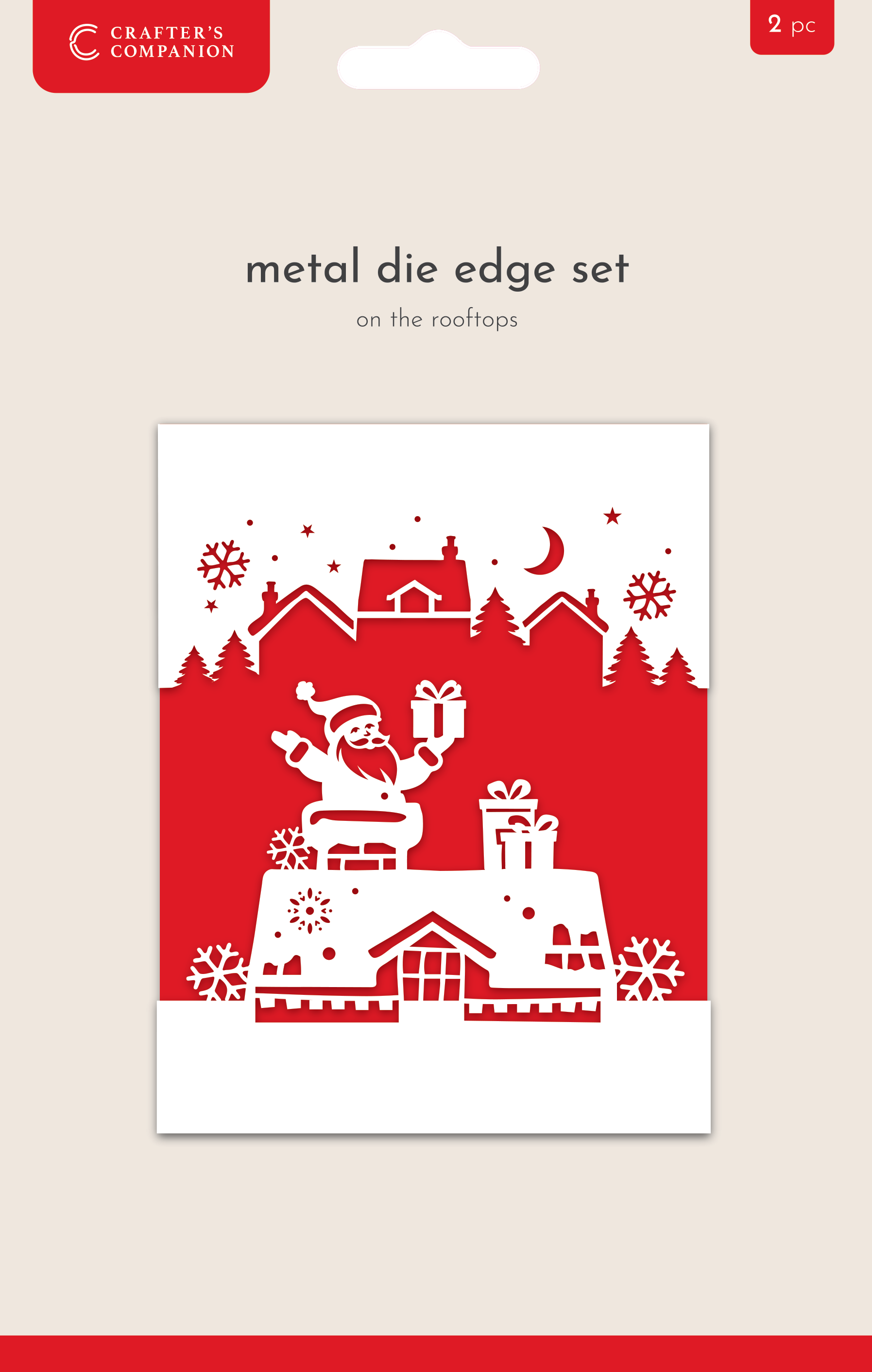 Crafter's Companion - Christmas Top & Bottom Edge Collection Metal Die ...