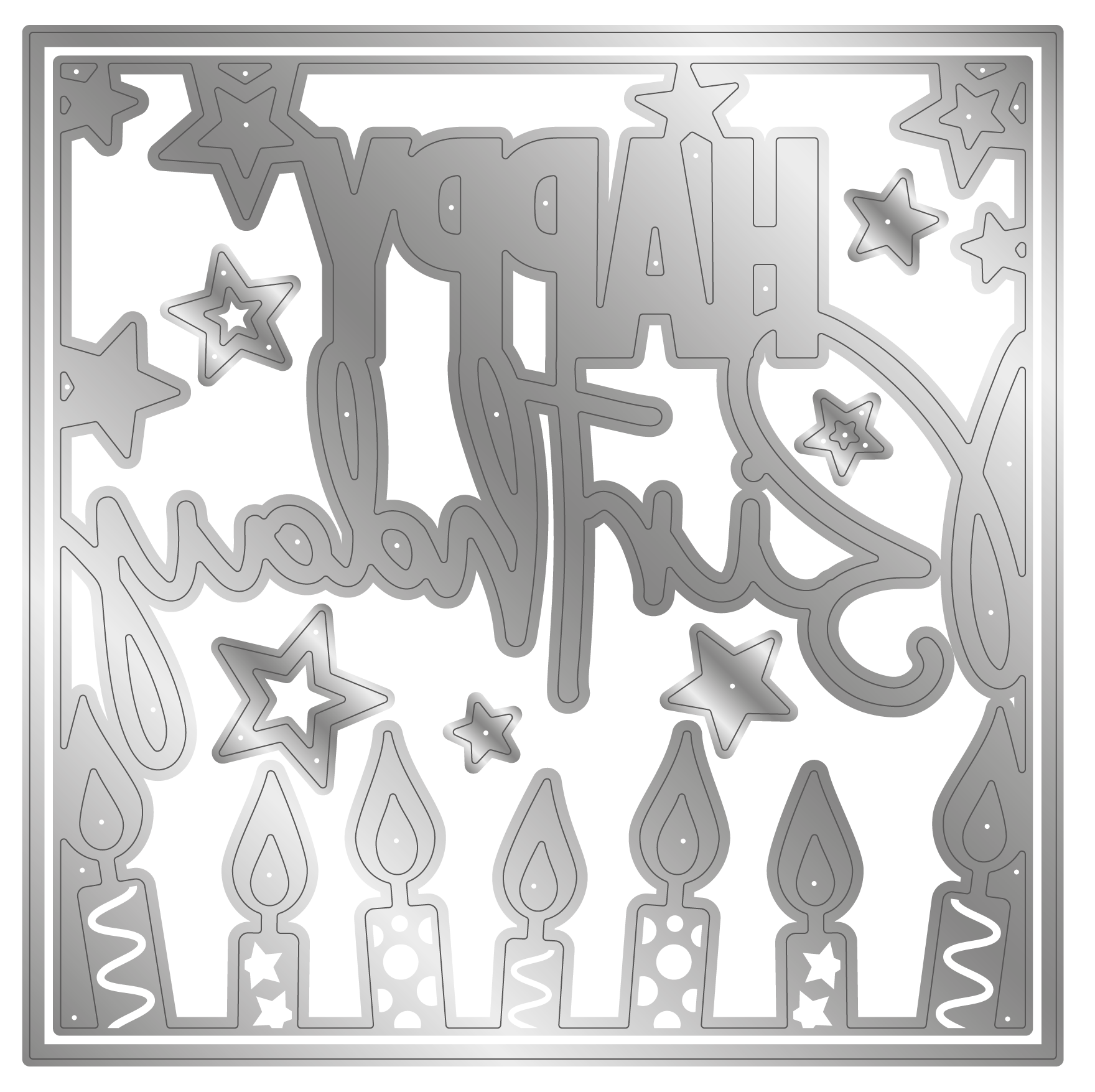 Crafter’s Companion - Birthday Celebrations Collection Metal Die Create ...