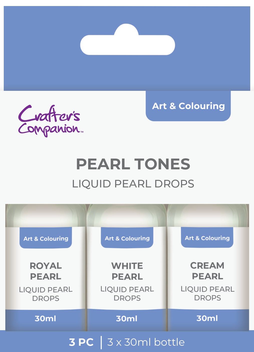 Crafter's Companion - Pearl Drops 3 Pack - Pearl Tones