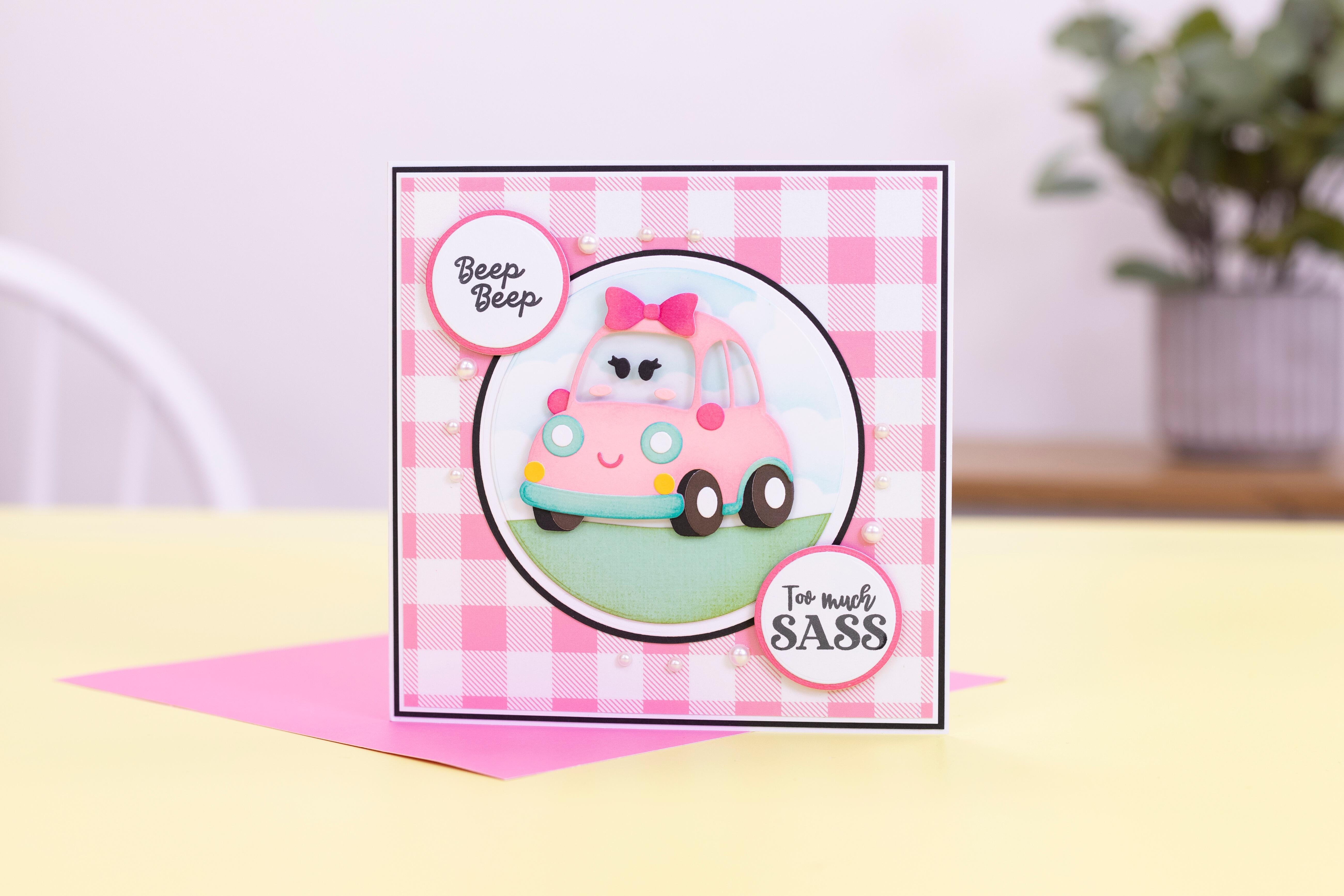 Crafters Companion - Sparkle & Sass - Clear Acrylic Stamp Set - Too ...