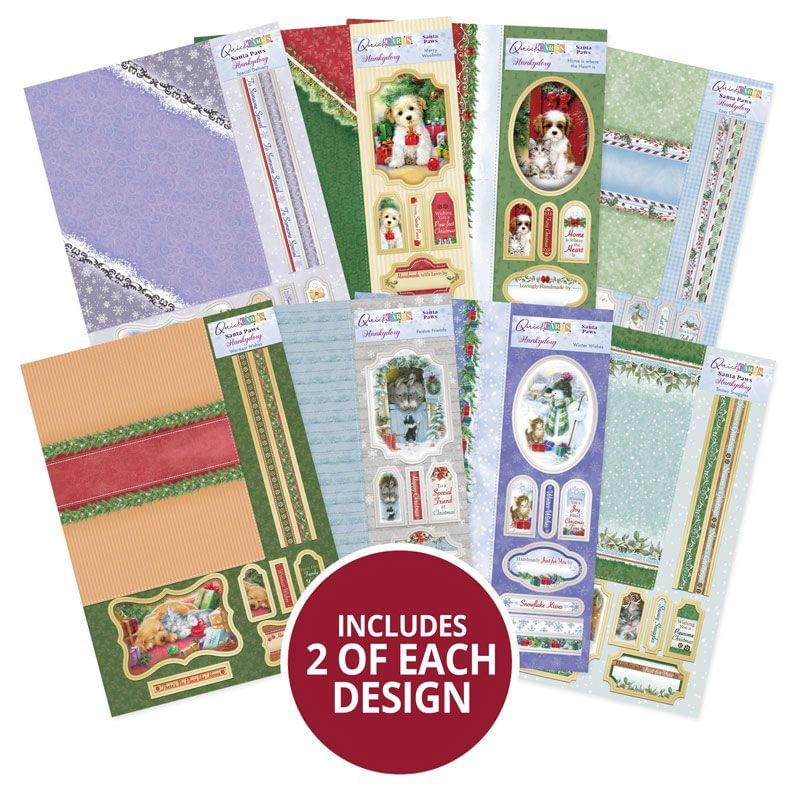 Hunkydory - Quick Cards - Santa Paws