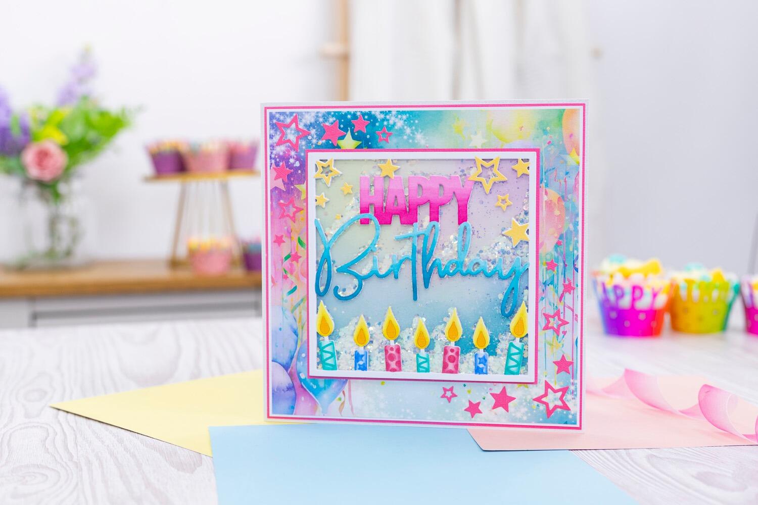Crafter’s Companion - Birthday Celebrations Collection Metal Die Create ...