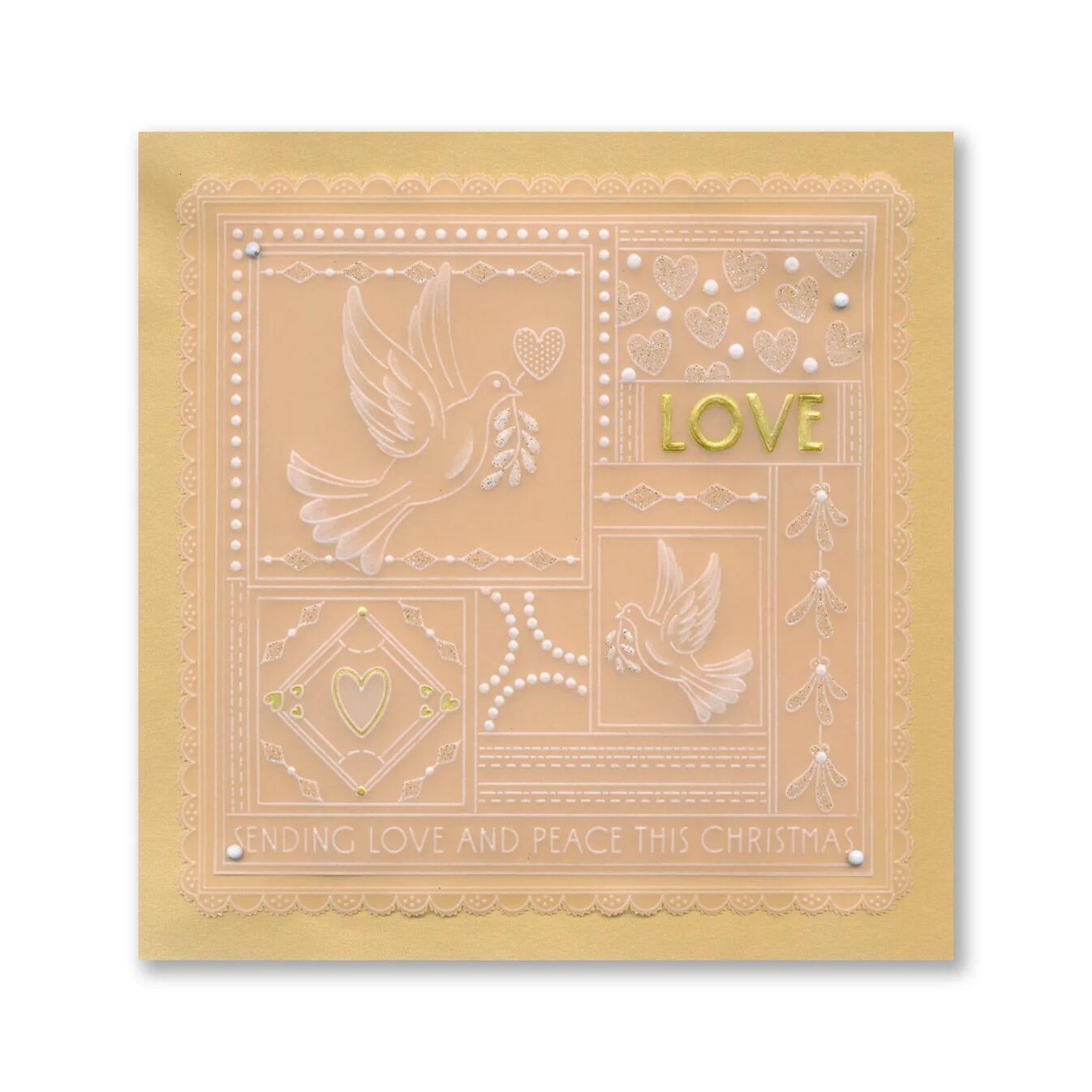 Clarity Stamps - King Charles Lace Duet A5 Square Groovi Piercing Grid ...