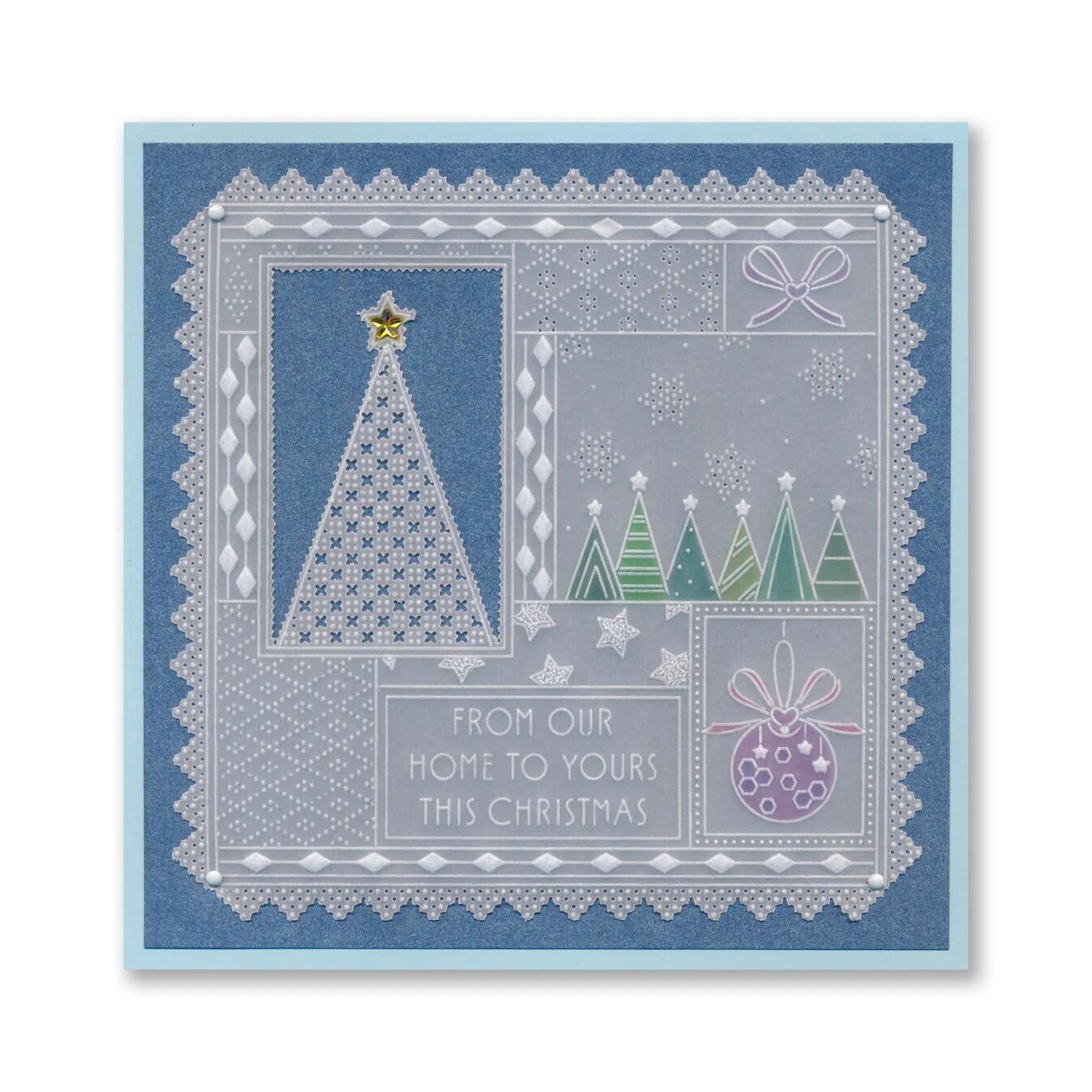Clarity Stamps - King Charles Lace Duet A5 Square Groovi Piercing Grid ...