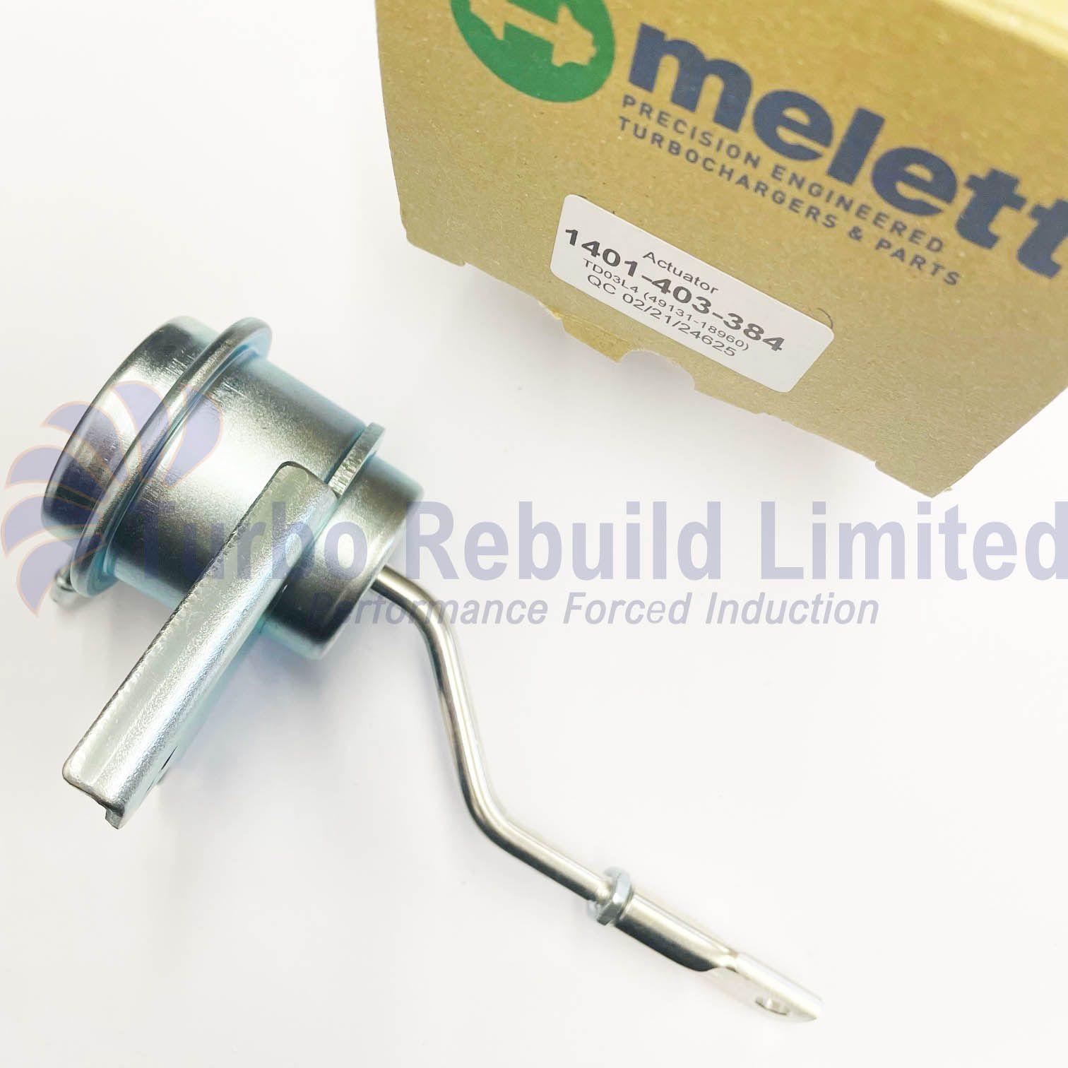 TD03L4 Melett Turbocharger Wastegate Actuator (replaces 49131-18960)