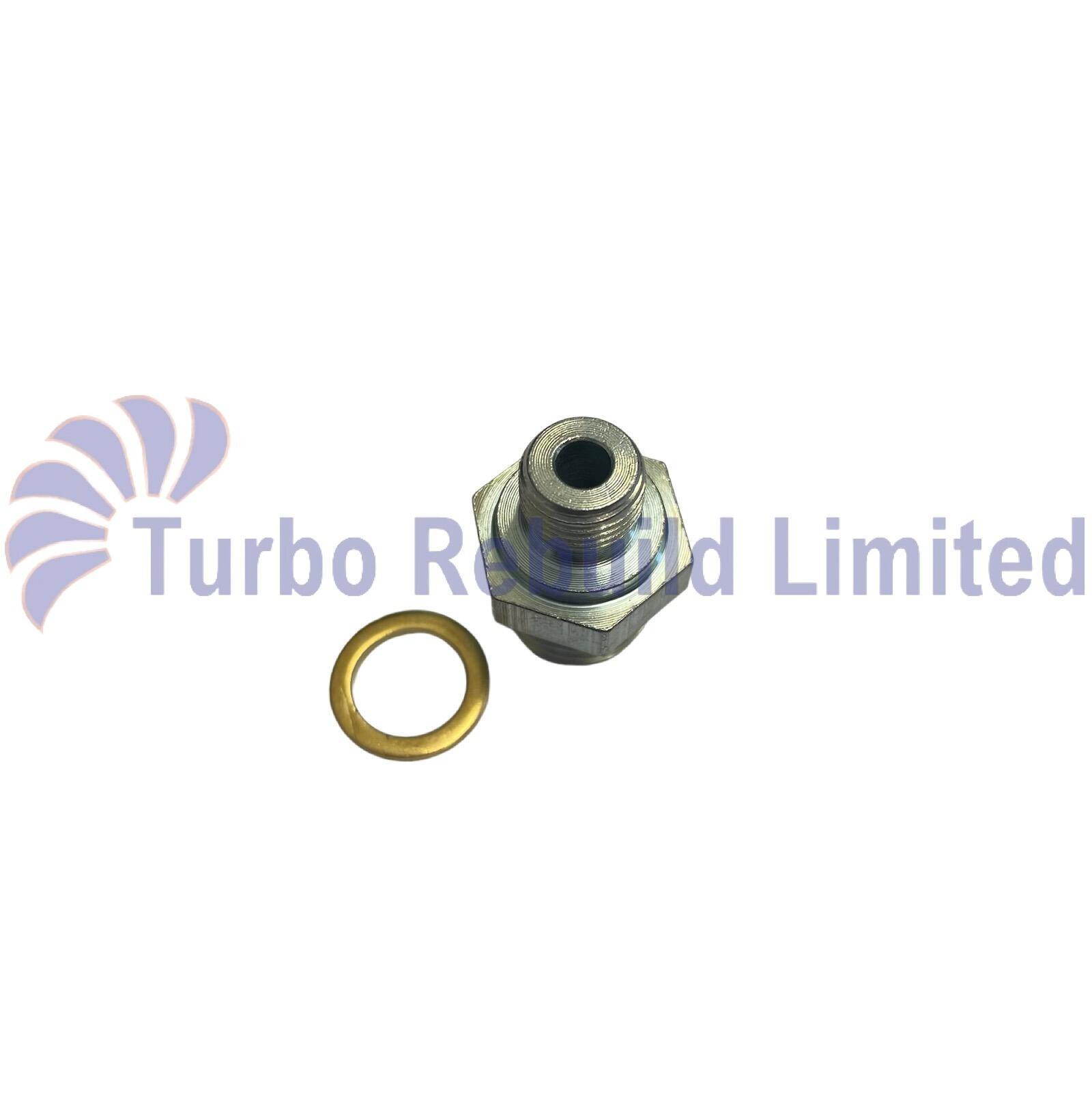 Turbocharger Oil Feed Union Bolt Garrett GT1549S Turbo M10 x 1.0mm M14 ...