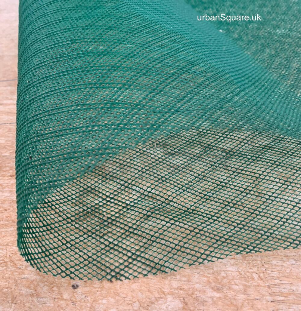Fine Plastic Mesh 2mm Green Width 100cm x 25m
