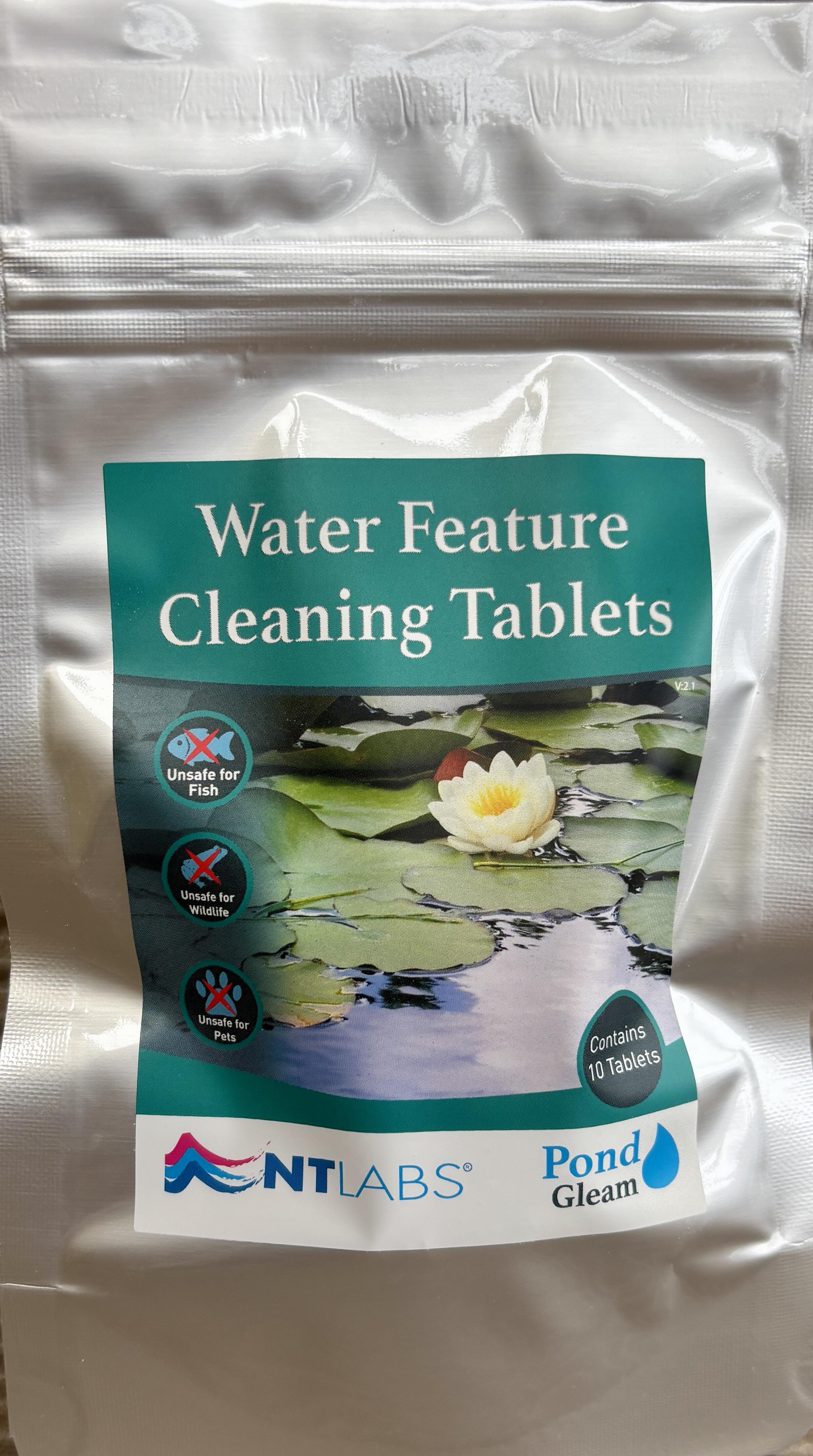 Gleam Water Feature Cleaner - pack of 10 tabs