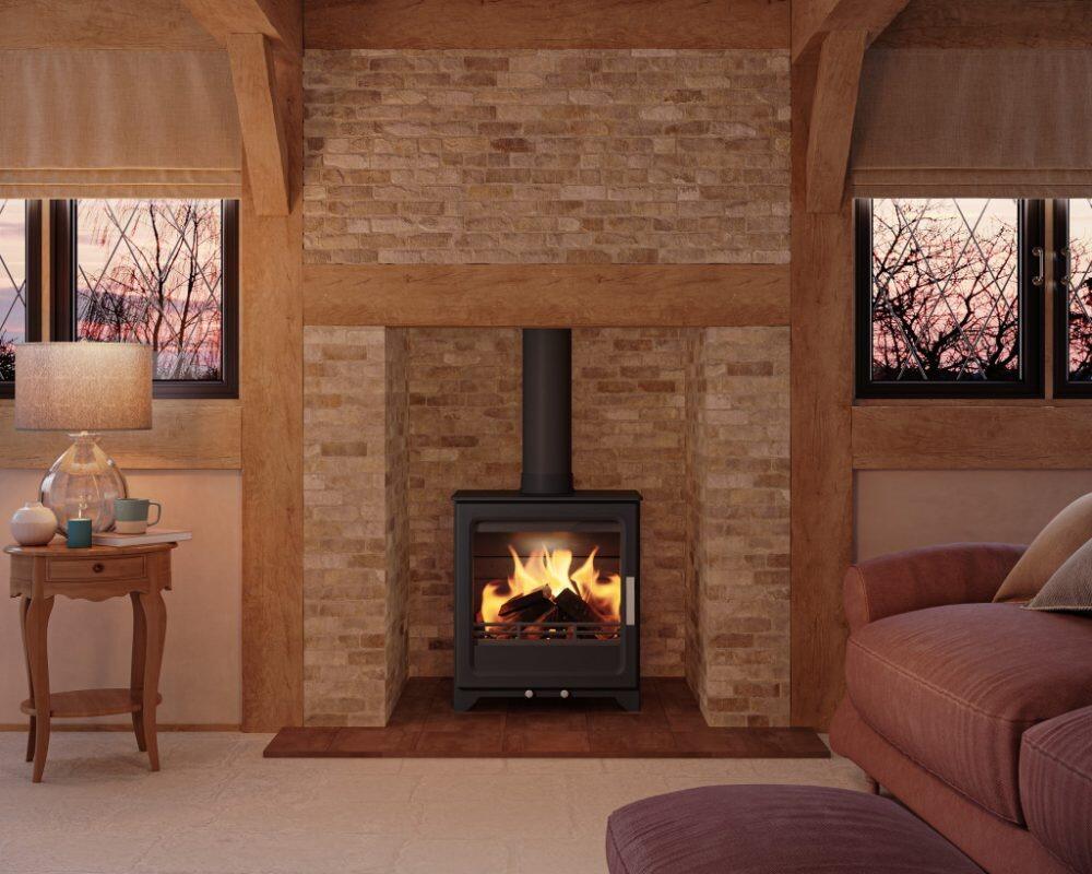 ACR Woodpecker WP5 Plus Wood Burning / Multifuel Stove - Ecodesign Ready