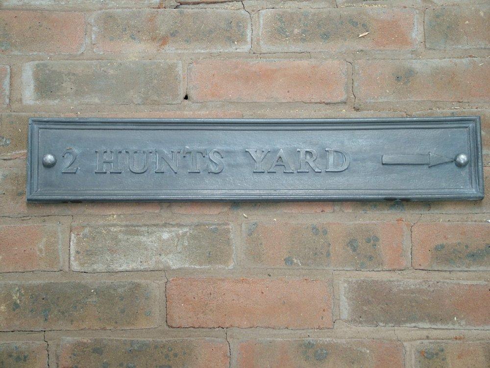 Lead House Sign Rectangular 70 x 12cm