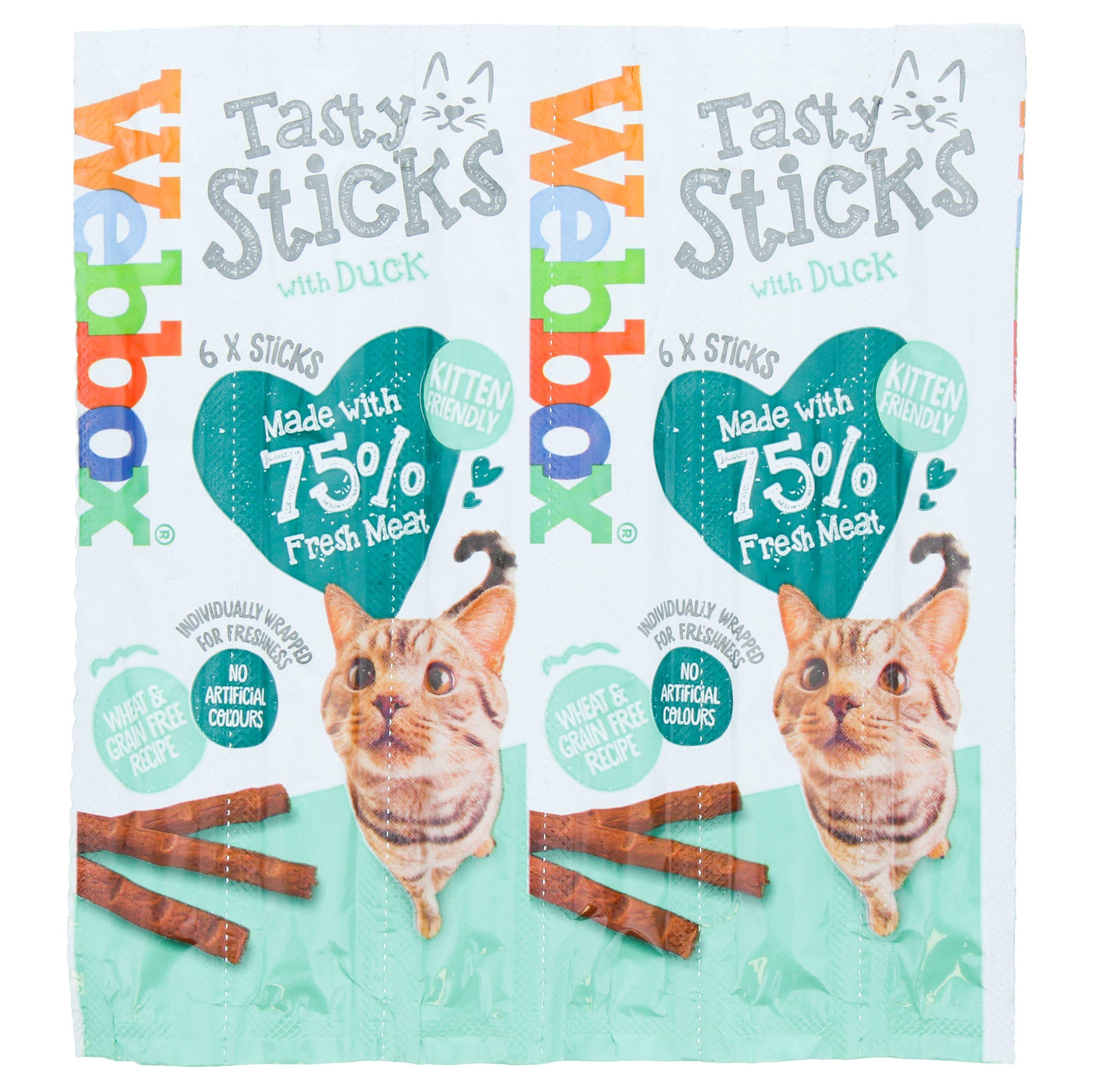 Webbox Cat Sticks Duck 30g 6 Pack