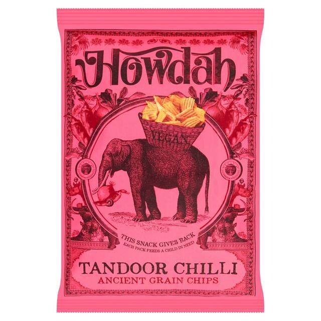 Howdah Ancient Grain Chips Tandoori Chili 130g Sharing Pack
