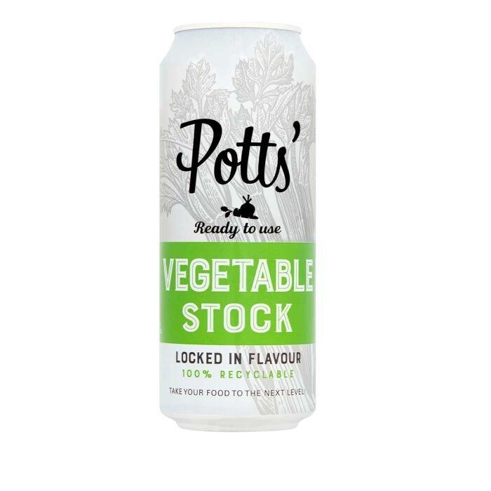 Potts Vegetable Stock in Recyclable Can 500g