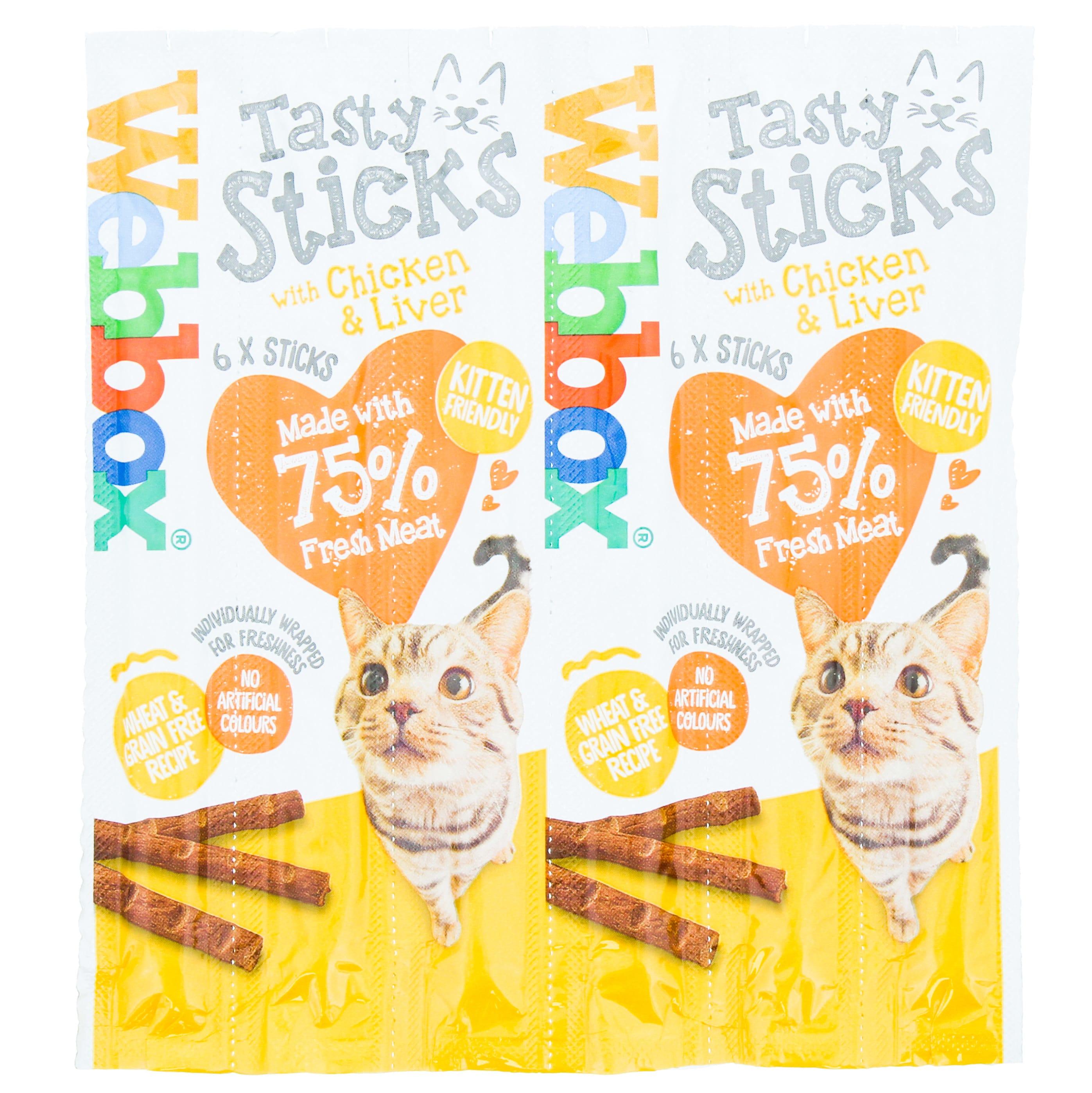Webbox Cat Stick Chicken & Liver 30g 6 Pack