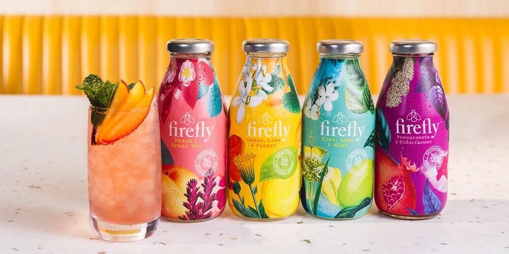 Firefly Natural Drinks, Peach & Green Tea x330ML