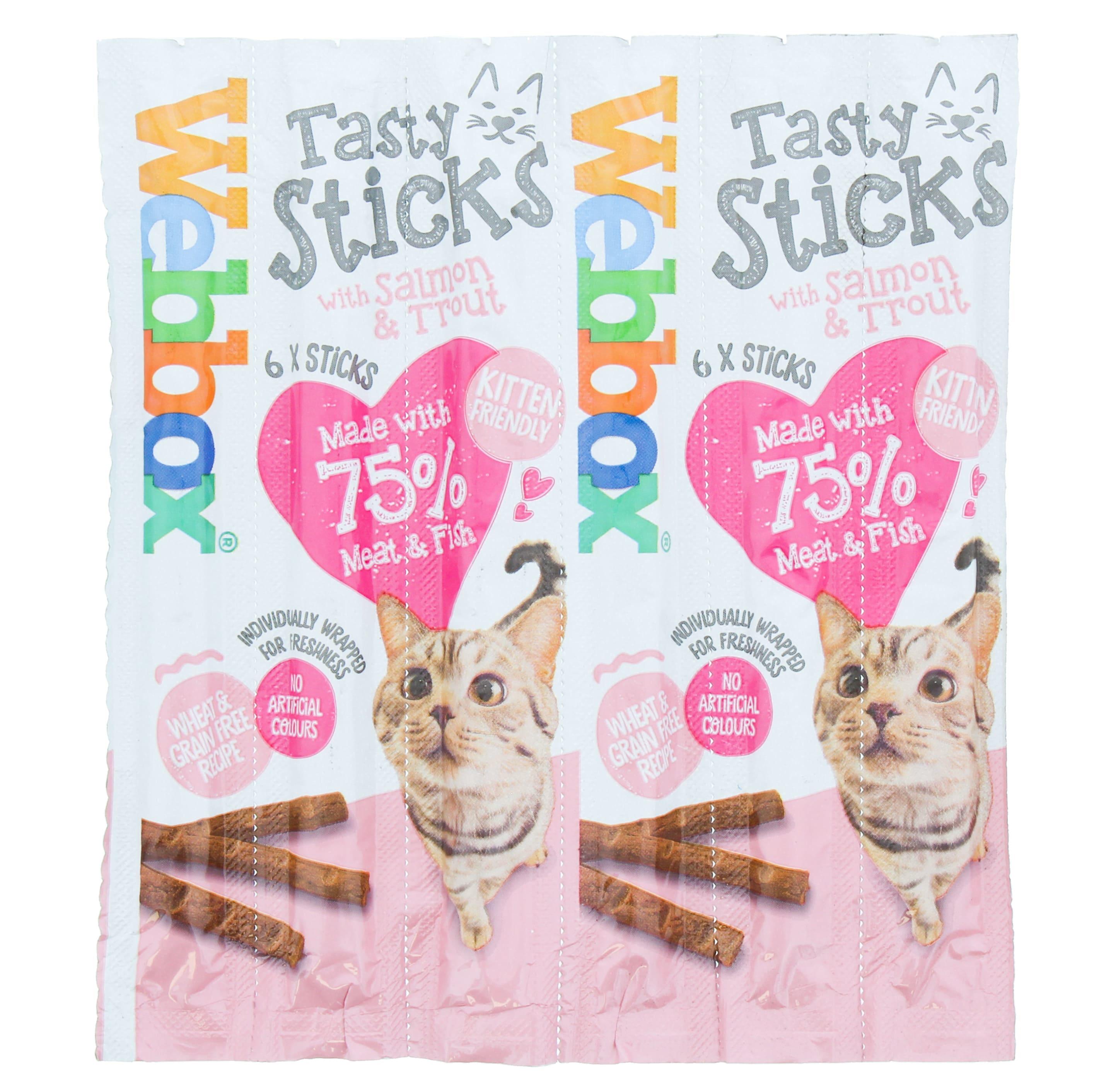 Webbox Cat Stick Salmon 30g 6 Pack