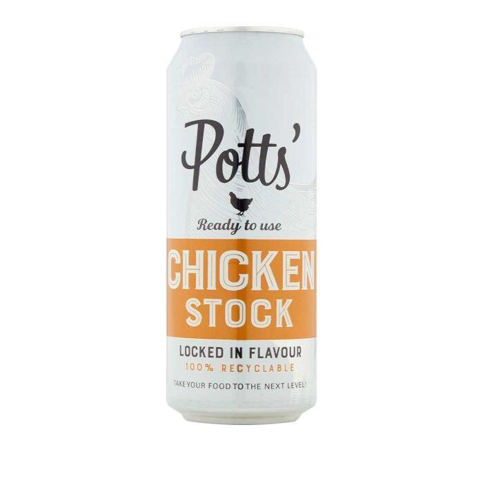 Potts Chicken Stock in Recyclable Can 500g