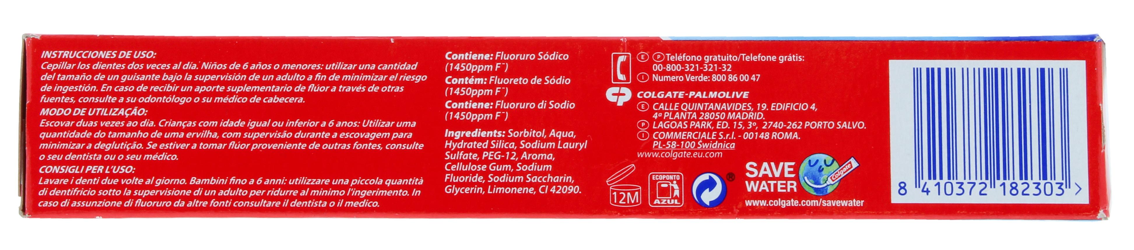 Colgate Toothpaste Fresh Gel 75ml 3 Pack