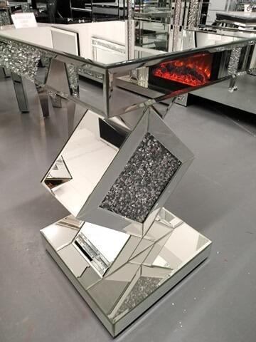 Roma Crushed diamond side table