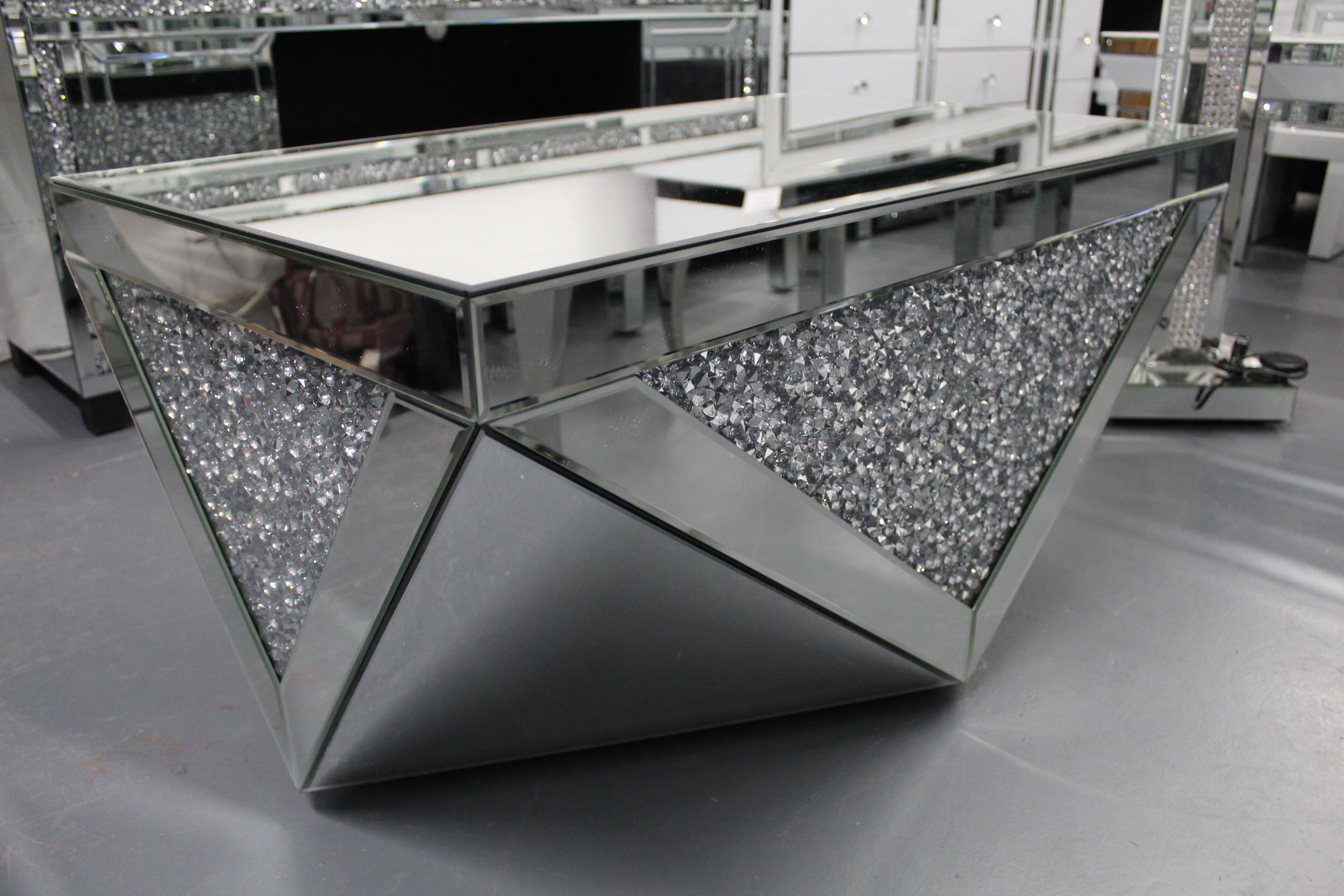 Roma Crushed diamond coffee table
