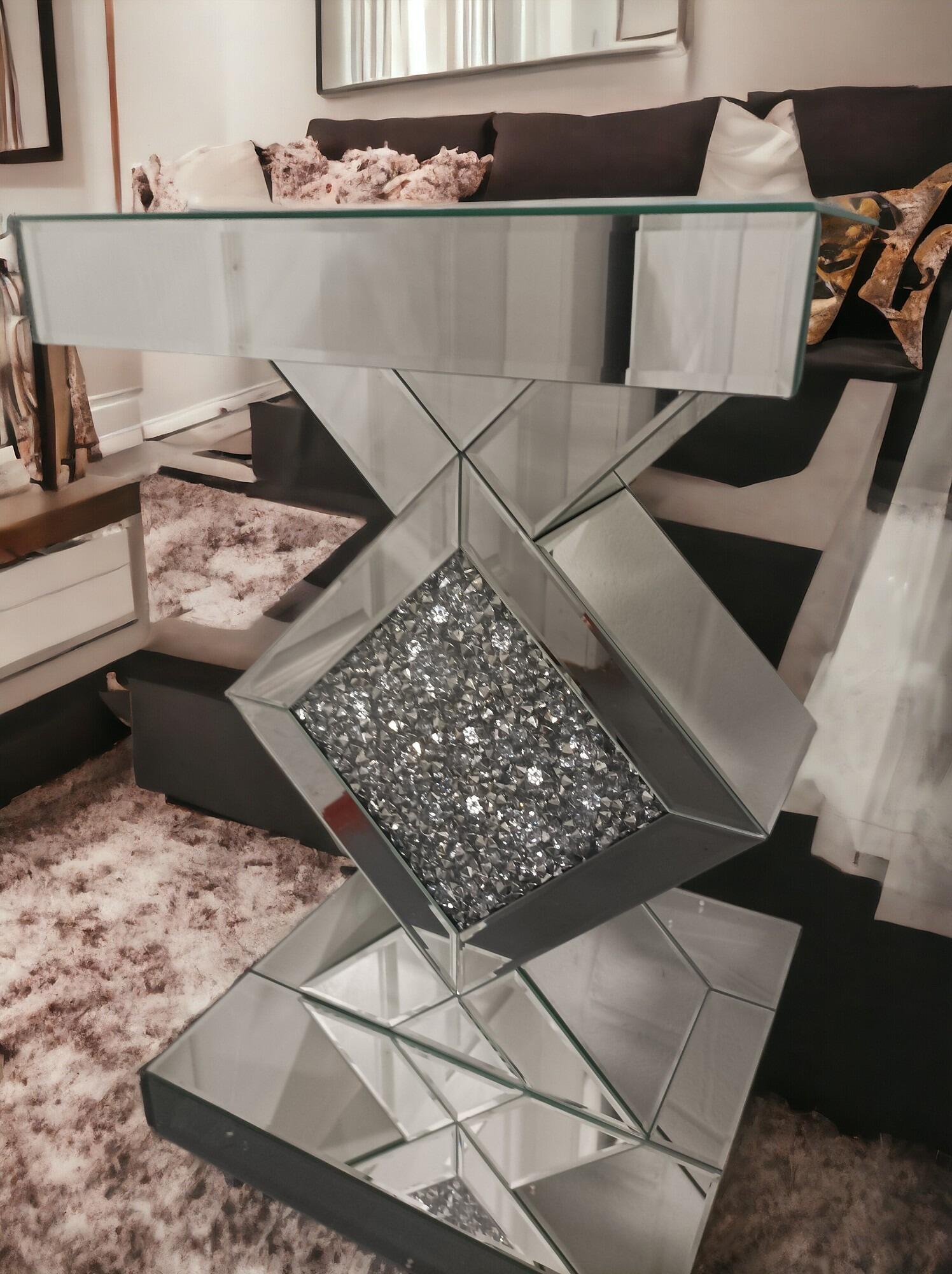 Roma Crushed diamond side table
