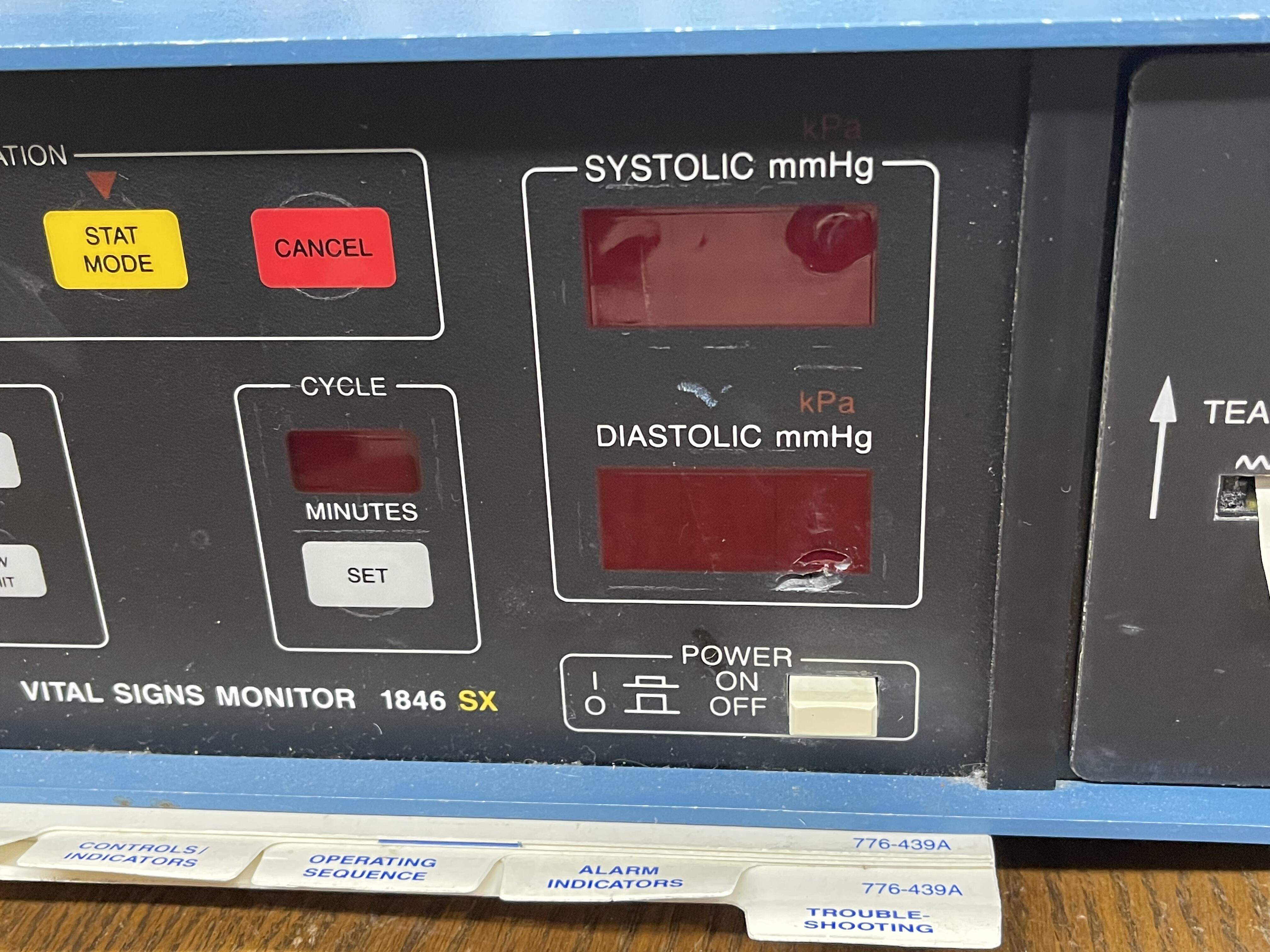 Critikon 1846SX/P Vital Signs Monitor & Printer