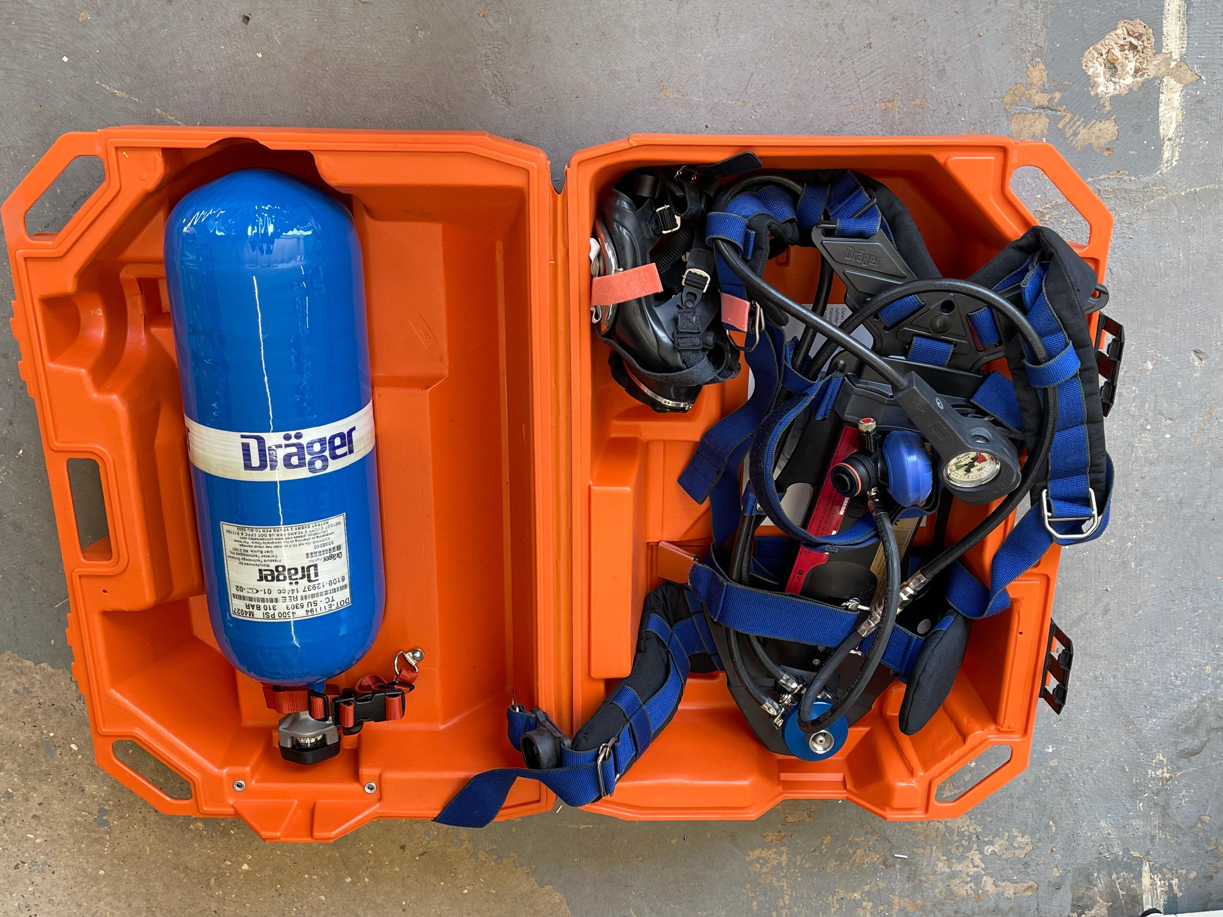 Drager SCBA Airboss Evolution PSS100 series W/ Acessories