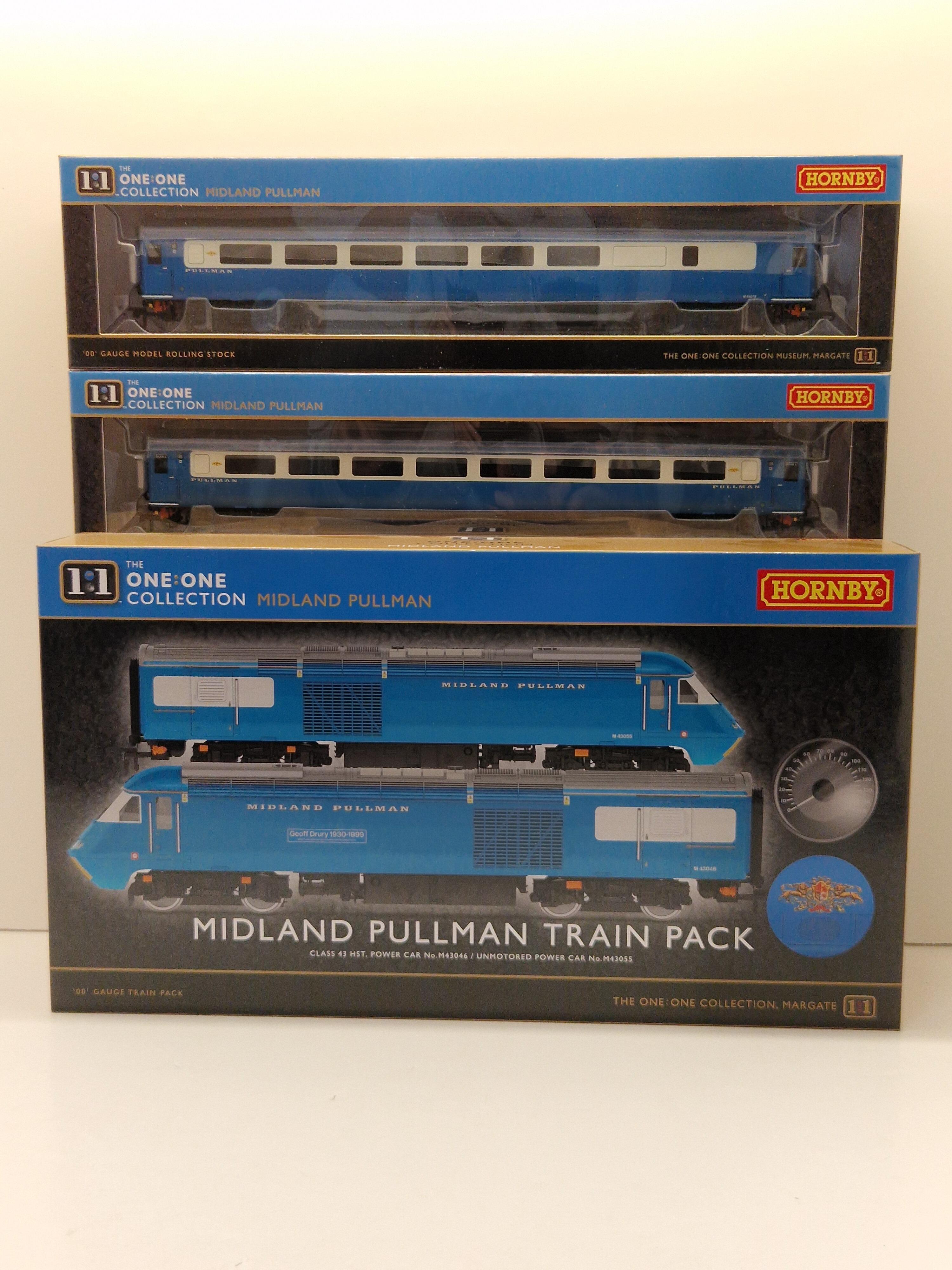 Hornby R30421 Class 43 HST Midland Pullman Power Cars and 4 Mk3 Coaches