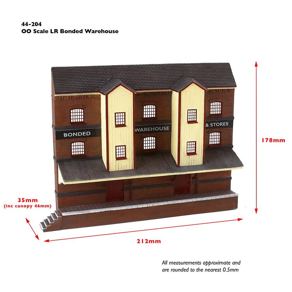 Bachmann Scenecraft 44-204 OO Scale Low Relief Bonded Warehouse resin model