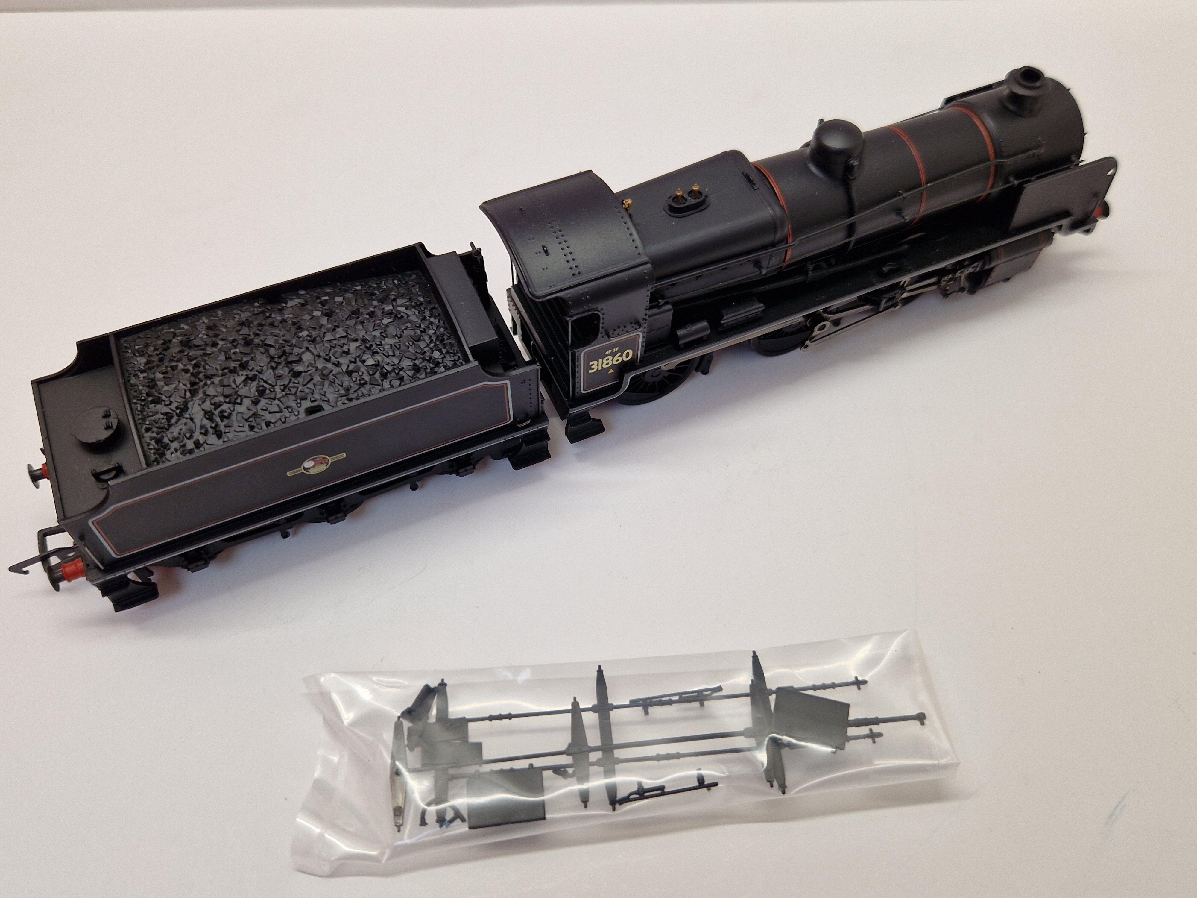 A pre-owned Bachmann 32-151 N Class 31860 BR Black Early Emblem