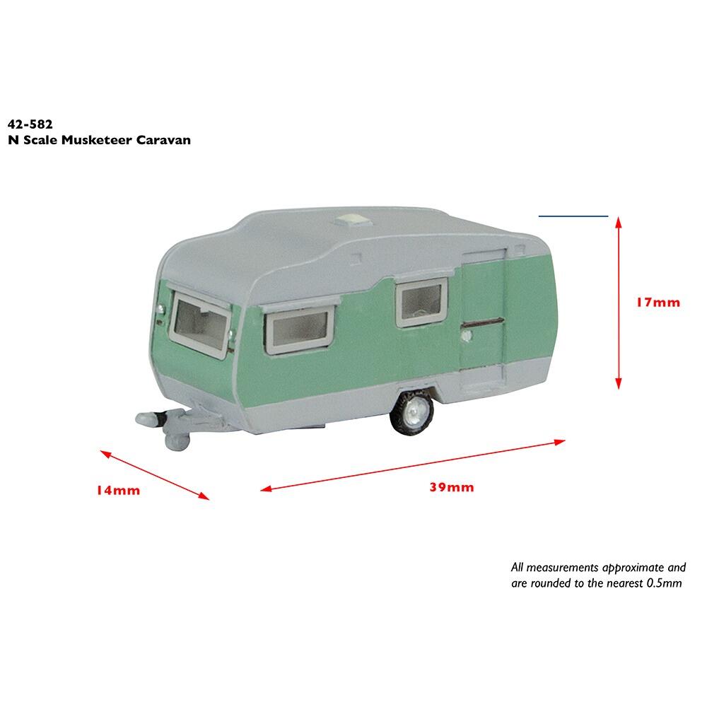 Bachmann Scenecraft 42-582 N Scale Musketeer Caravan resin model