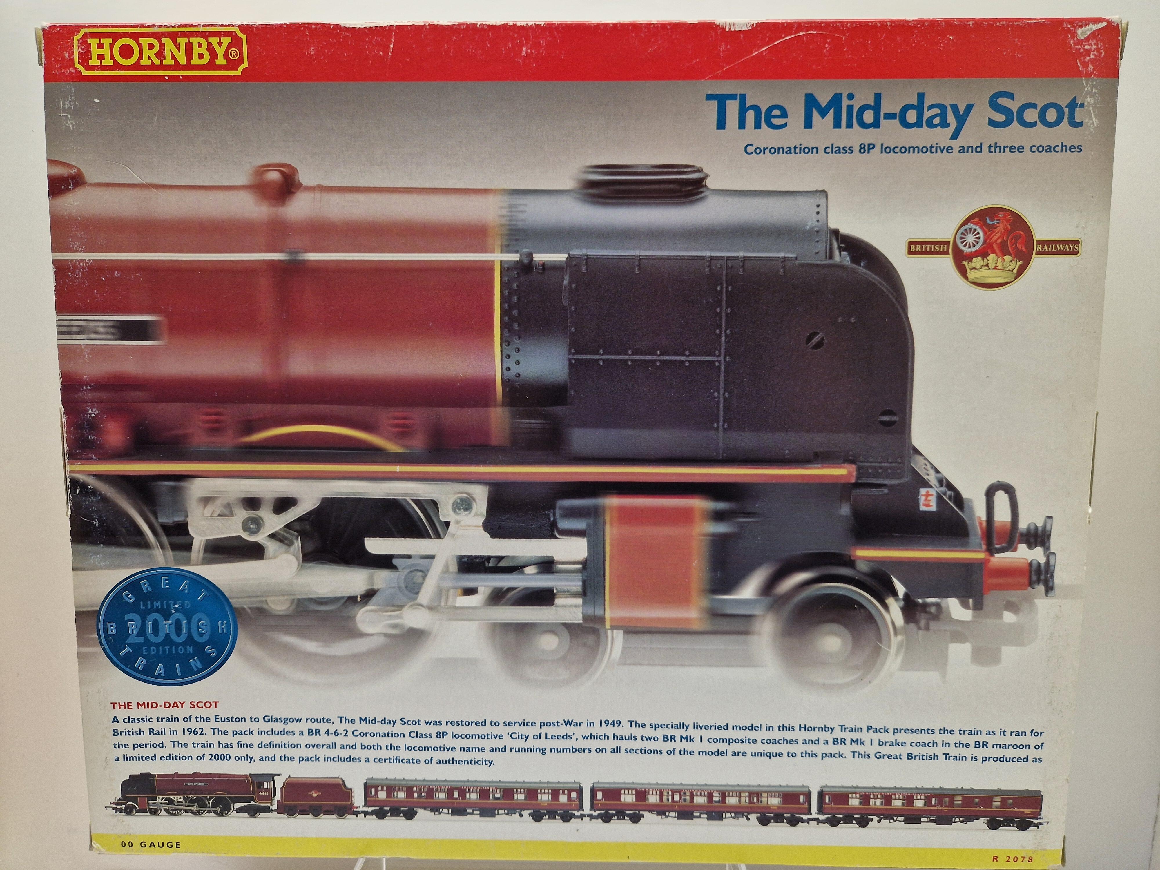 Hornby R2078 The Mid-day Scot Train pack with 3 extra coaches