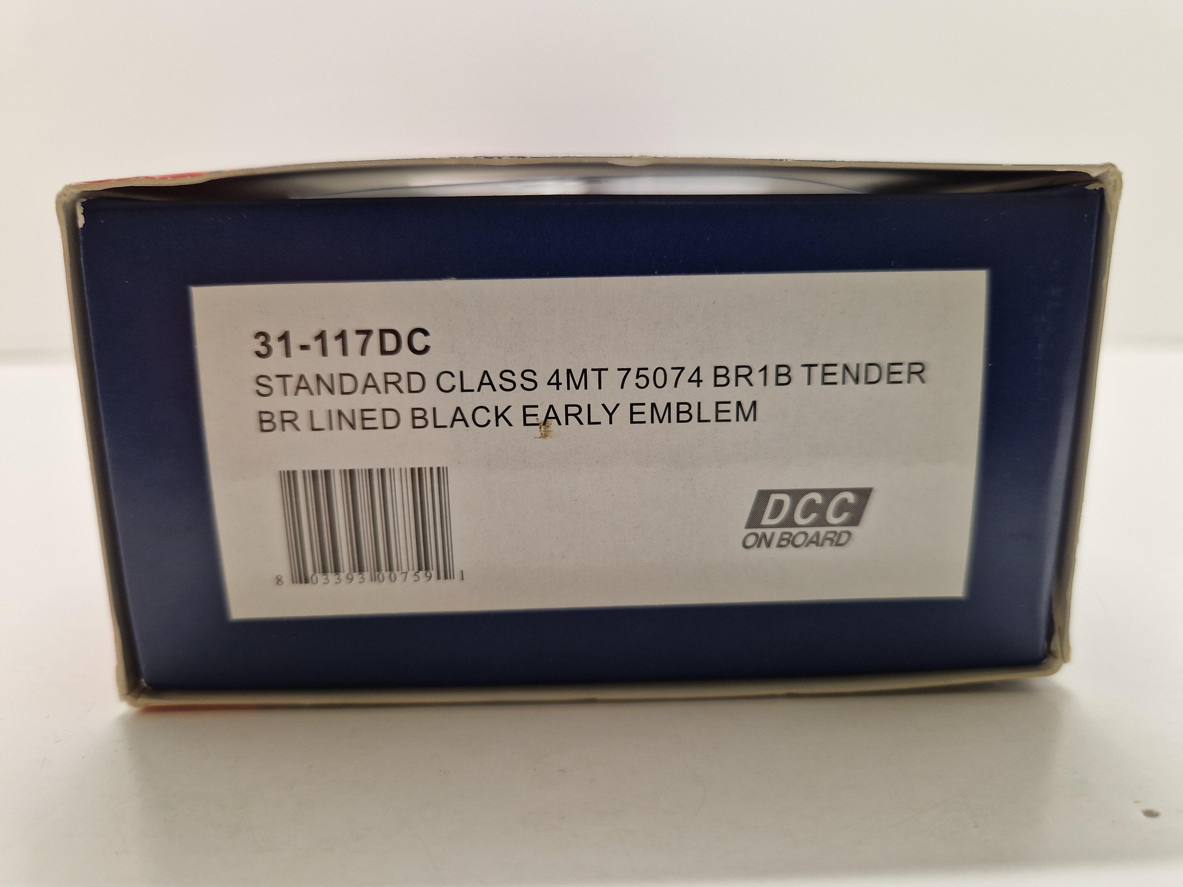 Bachmann 31-117DC Standard Class 4MT BR Early Black with BR1B Tender ...