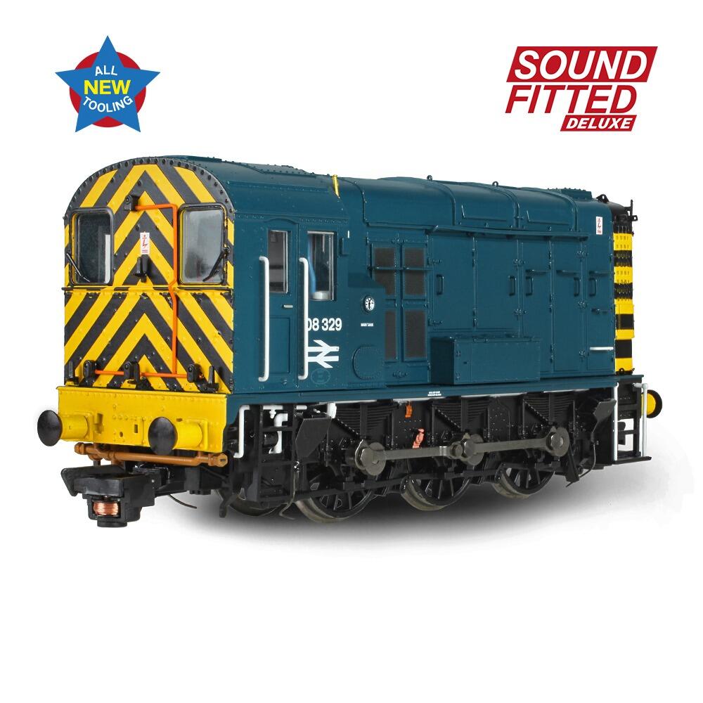 Bachmann 35-925SFX Class 08 08329 BR Blue, DCC sound available now from ...
